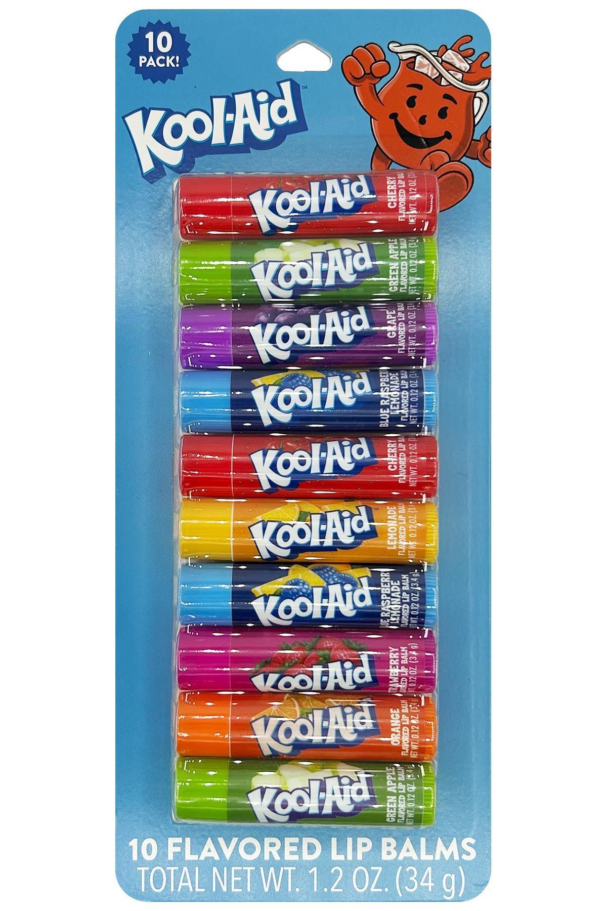TASTE Beauty Kool-Aid Lip Balm Dudak Balsamı Çeşit Paketi 10 Adet ...
