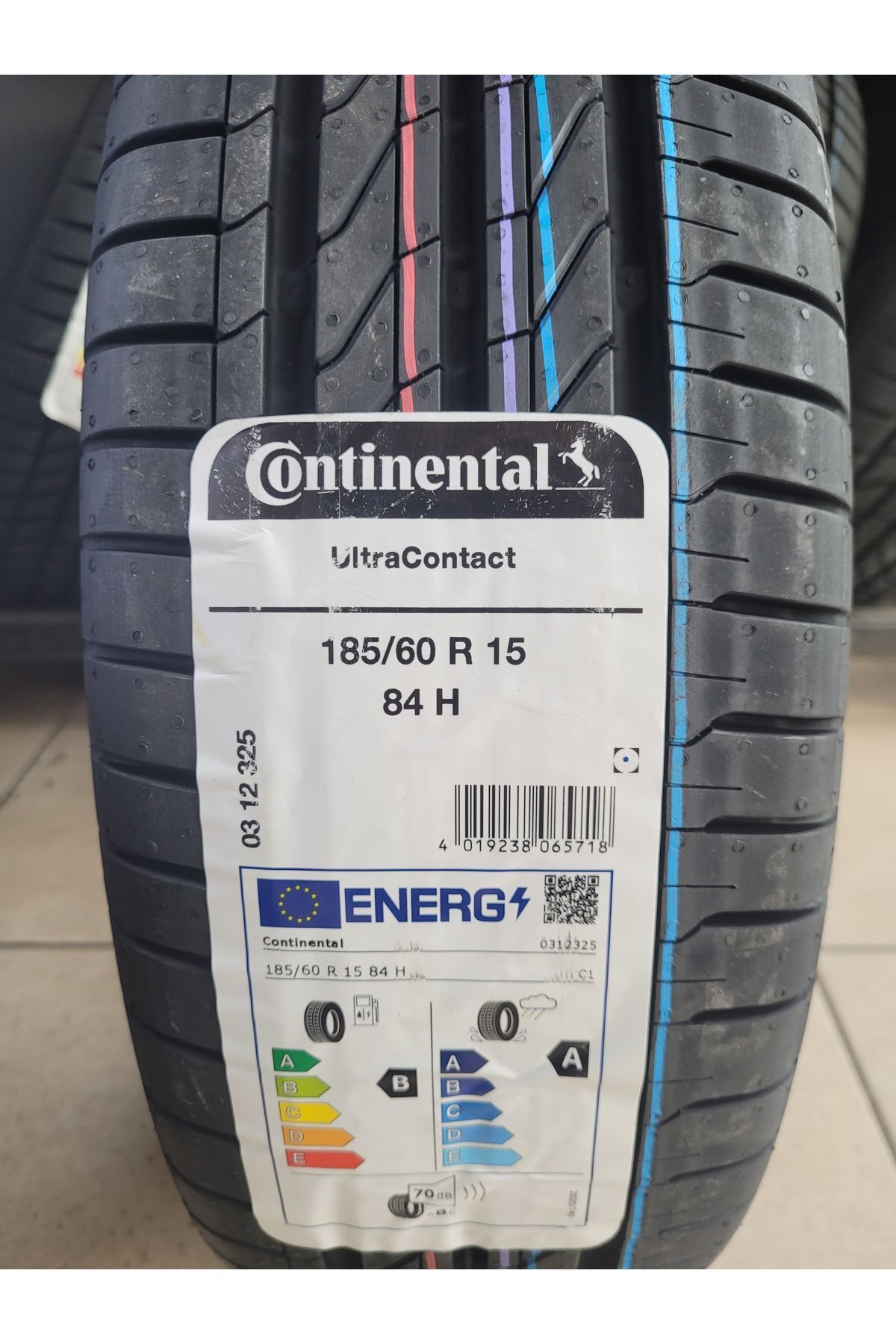 Continental 185/60r15 Ultra Contact 84h Set Olarak (4 ADET) A Serisi ...