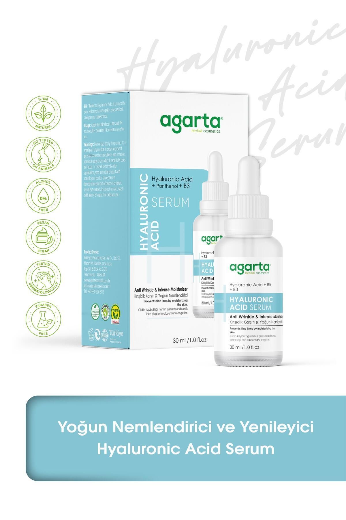 Agarta Yoğun Nemlendirici ve Yenileyici Hyaluronic Serum 30 ML Fiyatı ...
