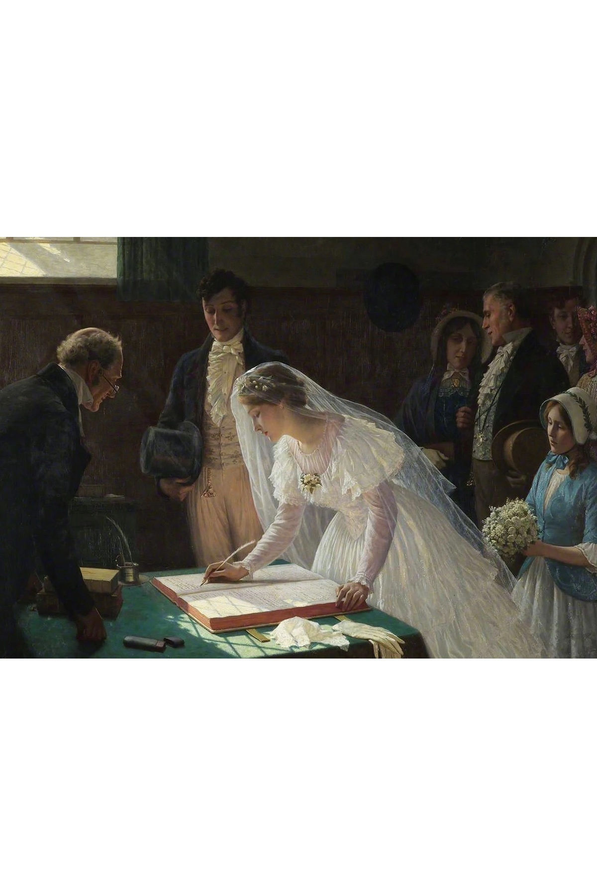 şazenur Evlilik İmzası Edmund Blair Leighton 1000 Parça Art Puzzle ...