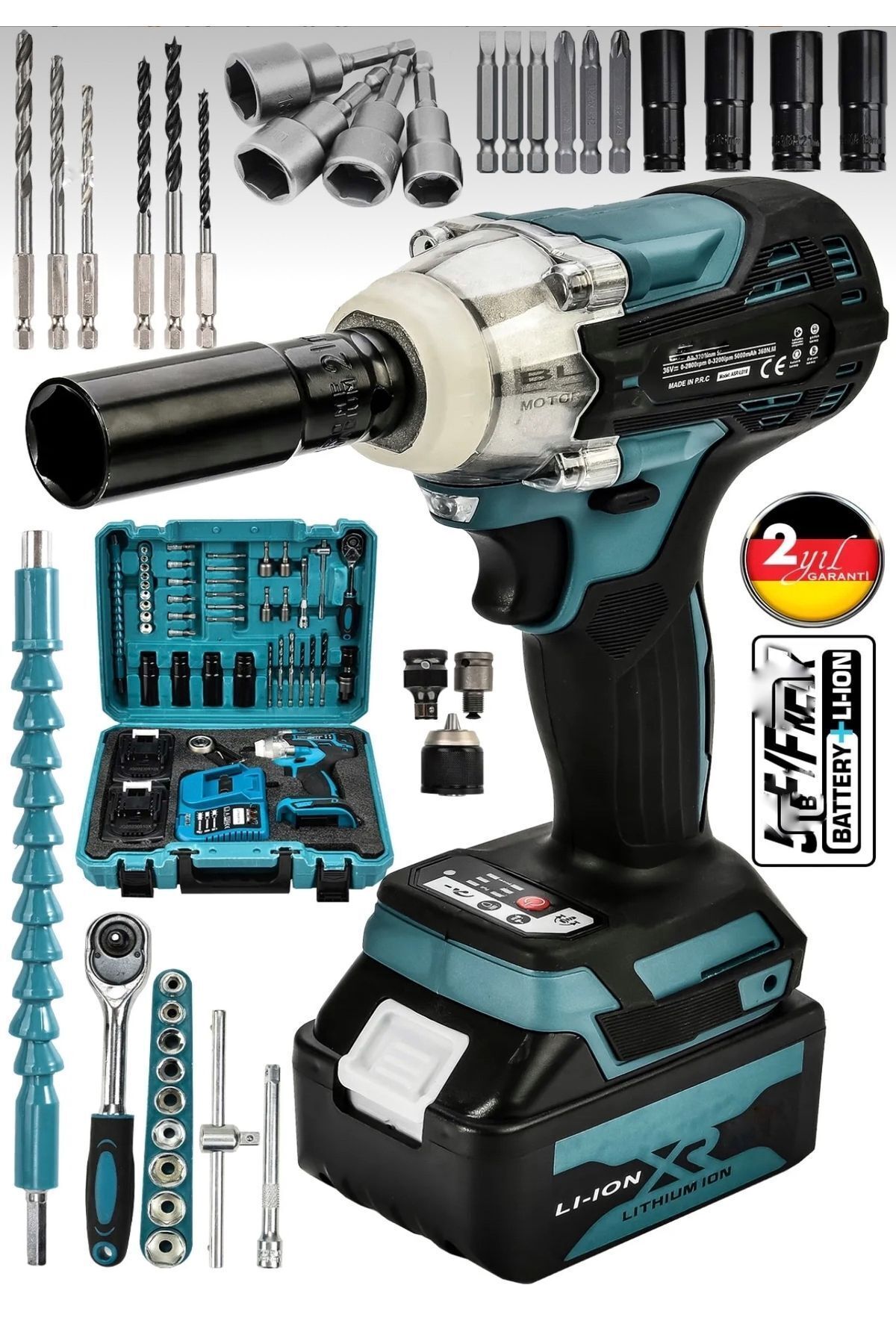 SCHUTZENGER 598vf Professional Somun Bijon Sökme Şarjlı Darbeli Matkap ...