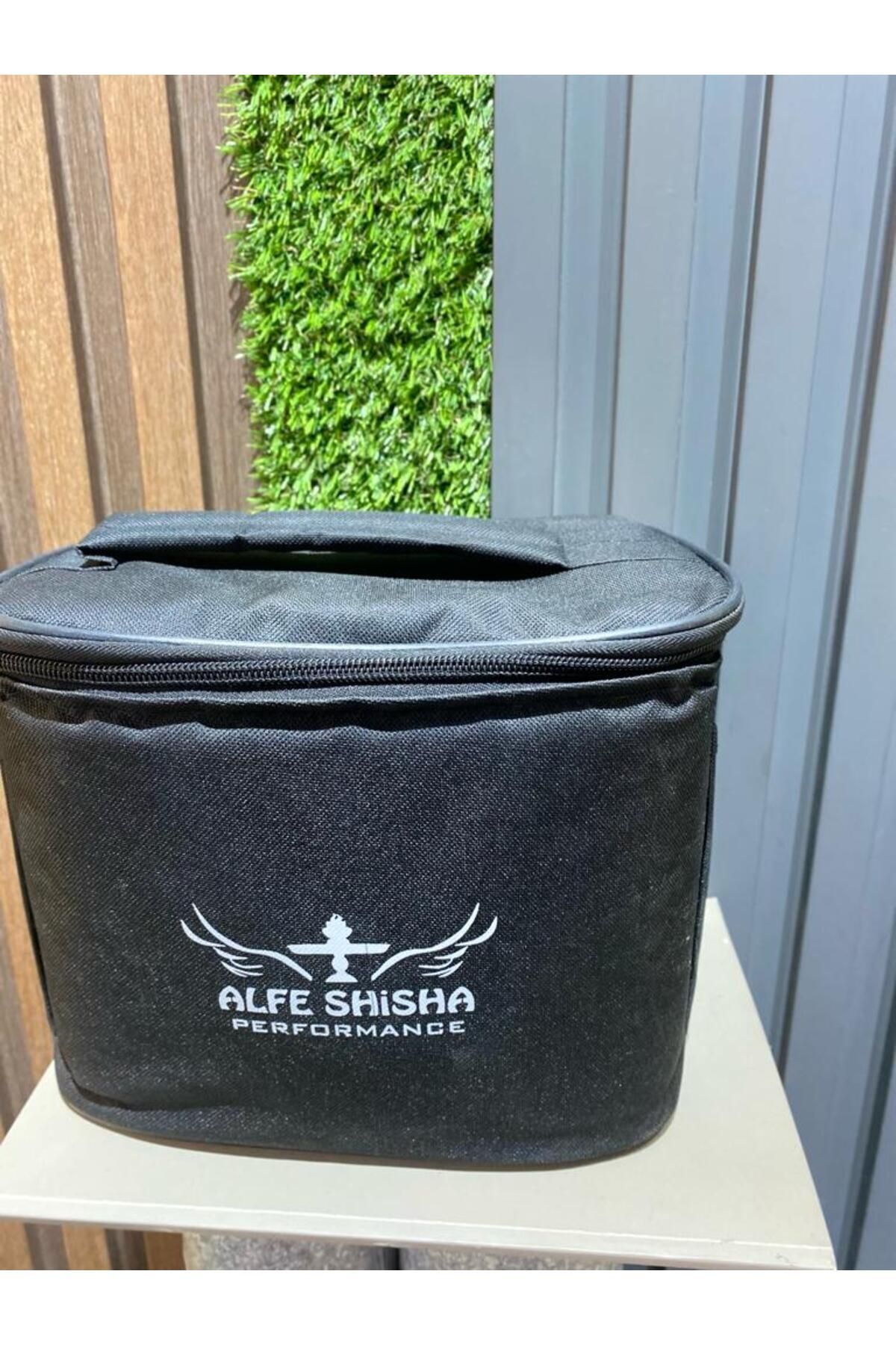 ALFE SHİSHA QUATTRO 4 çıkışlı mini performans çantalı nargile takımı ...