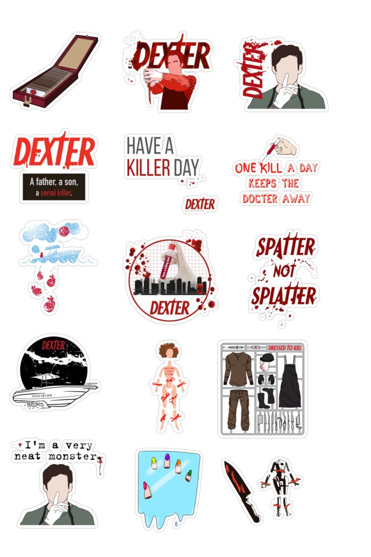 MiniPera Sticker Seti - 15 Sticker - Telefon, Bilgisayar Ve Diğer ...