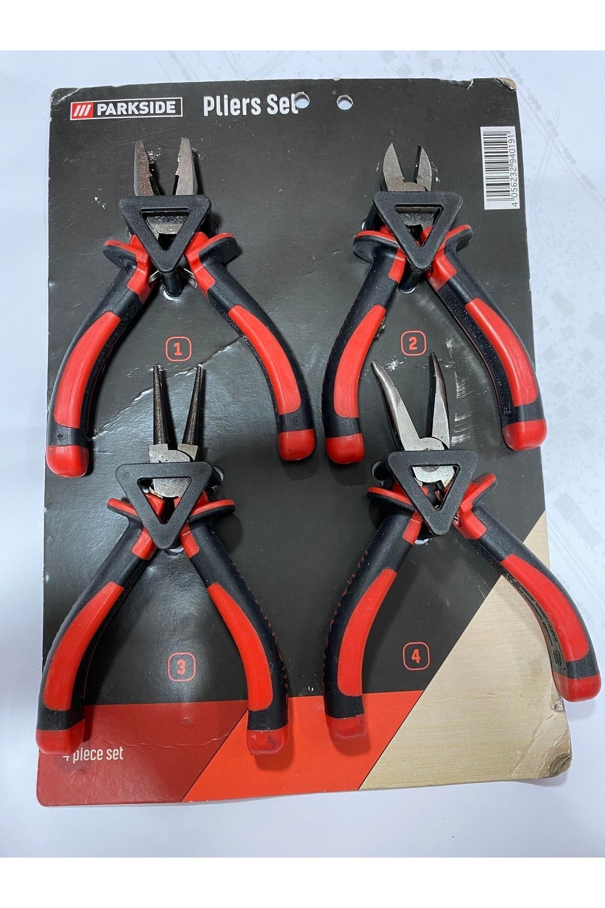 PARKSIDE Electronics Side Cutters Pliers Set of 4 Needle Nose Pliers Trendyol