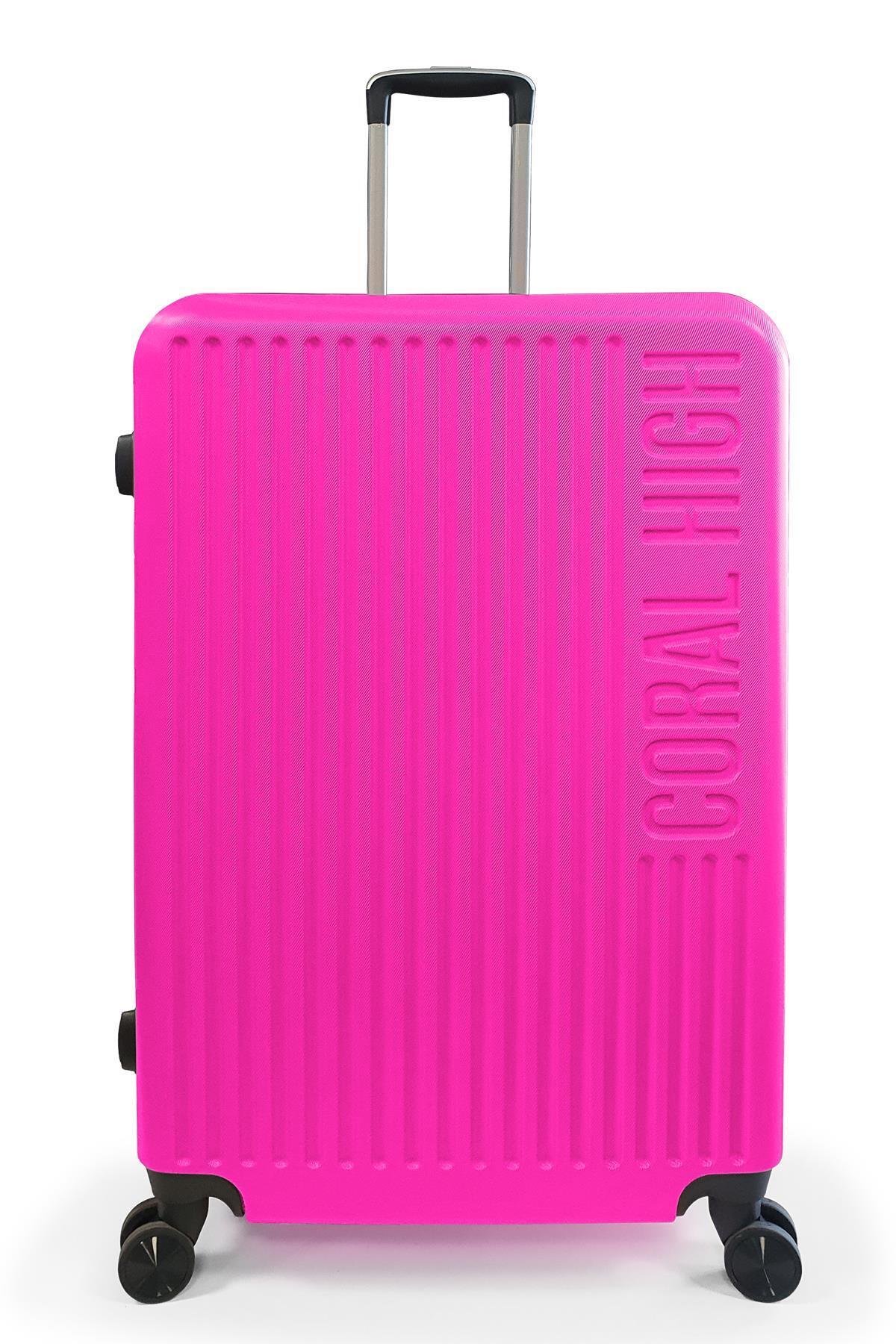 Coral High ABS Pembe Büyük Boy Valiz 16418 Fiyatı, Yorumları - Trendyol