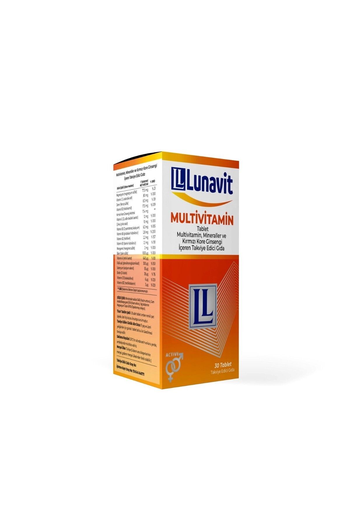 LUNAVİT MULTİVİTAMİN Fiyatı, Yorumları - Trendyol