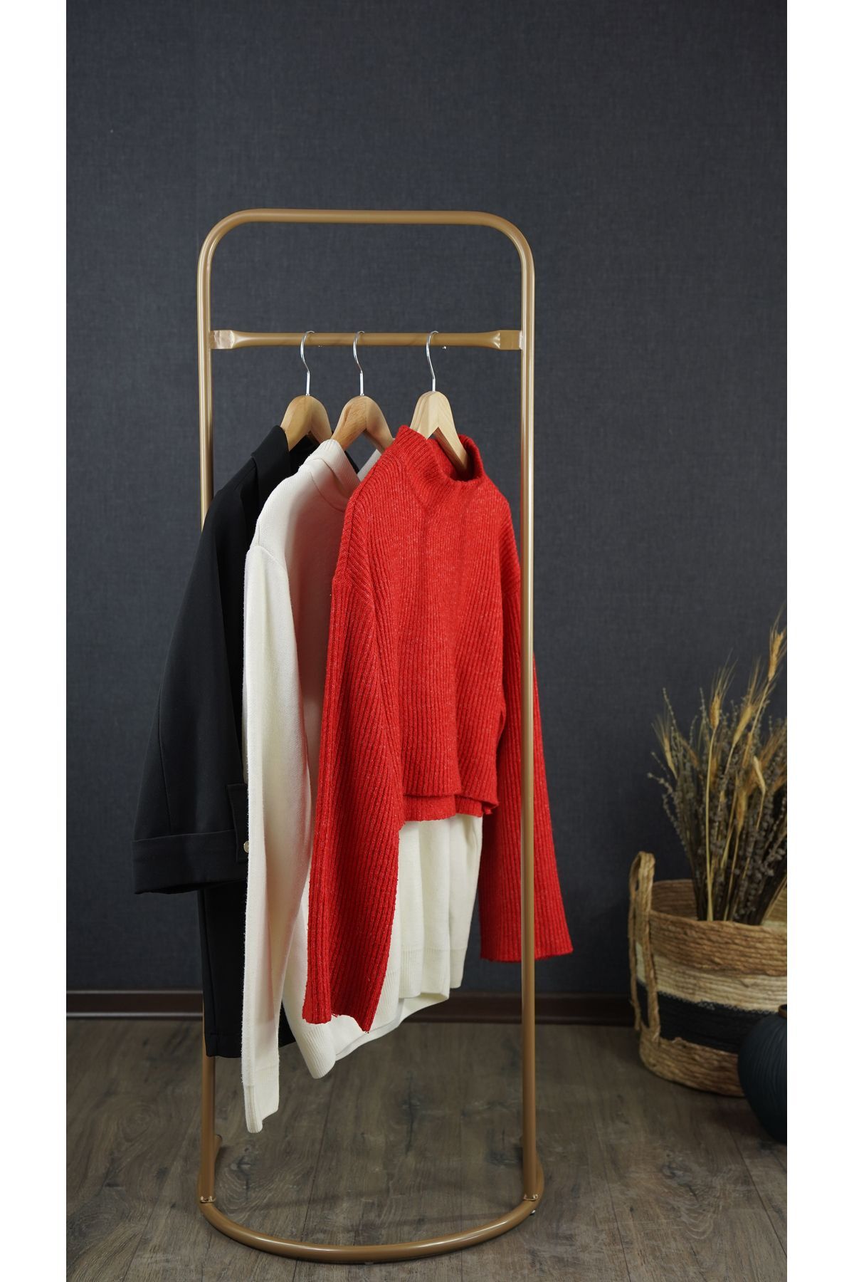 LH LESAY HOME EVİNİZ İÇİN EN İYİSİ Metal Tasarım Gold Askılık ...