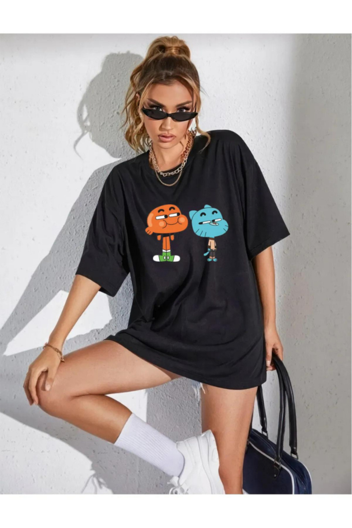 Evomind Sepette 5 Ve Üzeri Alımlarda 1 Tişört Hediyedir - Unisex Gumball Karakter Baskılı ...