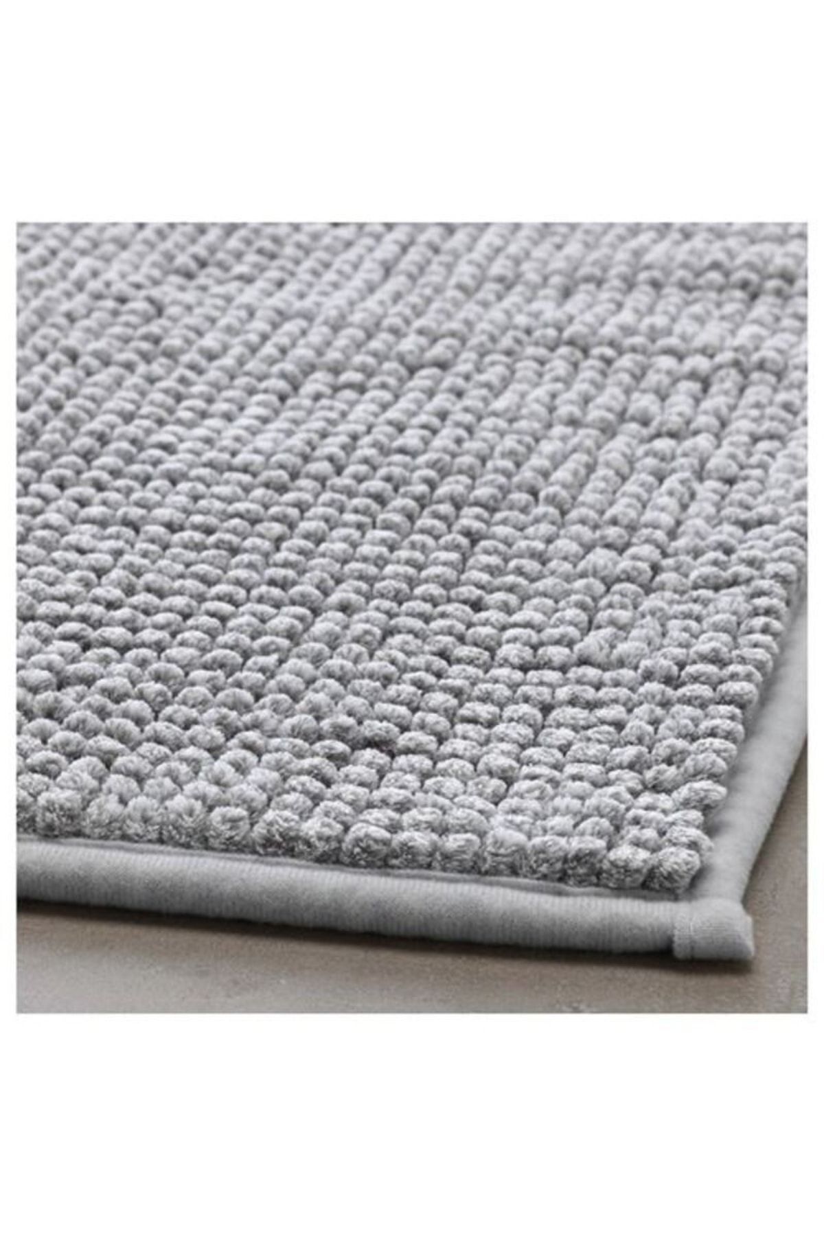 IKEA Toftbo 120 X 60 Cm Mikrofiber Banyo Paspası Gri - Beyaz Ultra ...