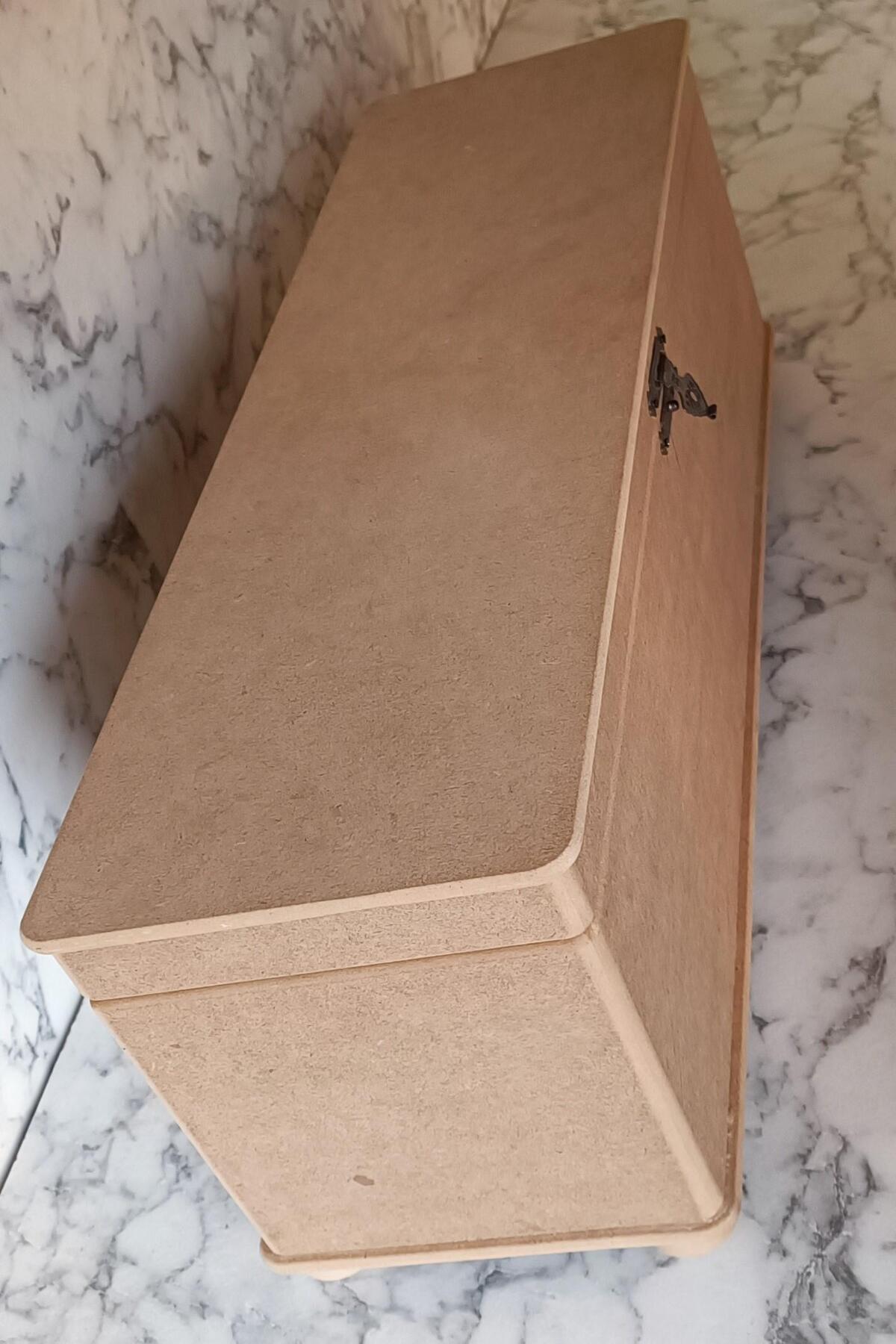 BENGİ TİCARET Hobi Adn 90207 Okey Takım Saklama Kutu Ahşap Mdf Ham ...