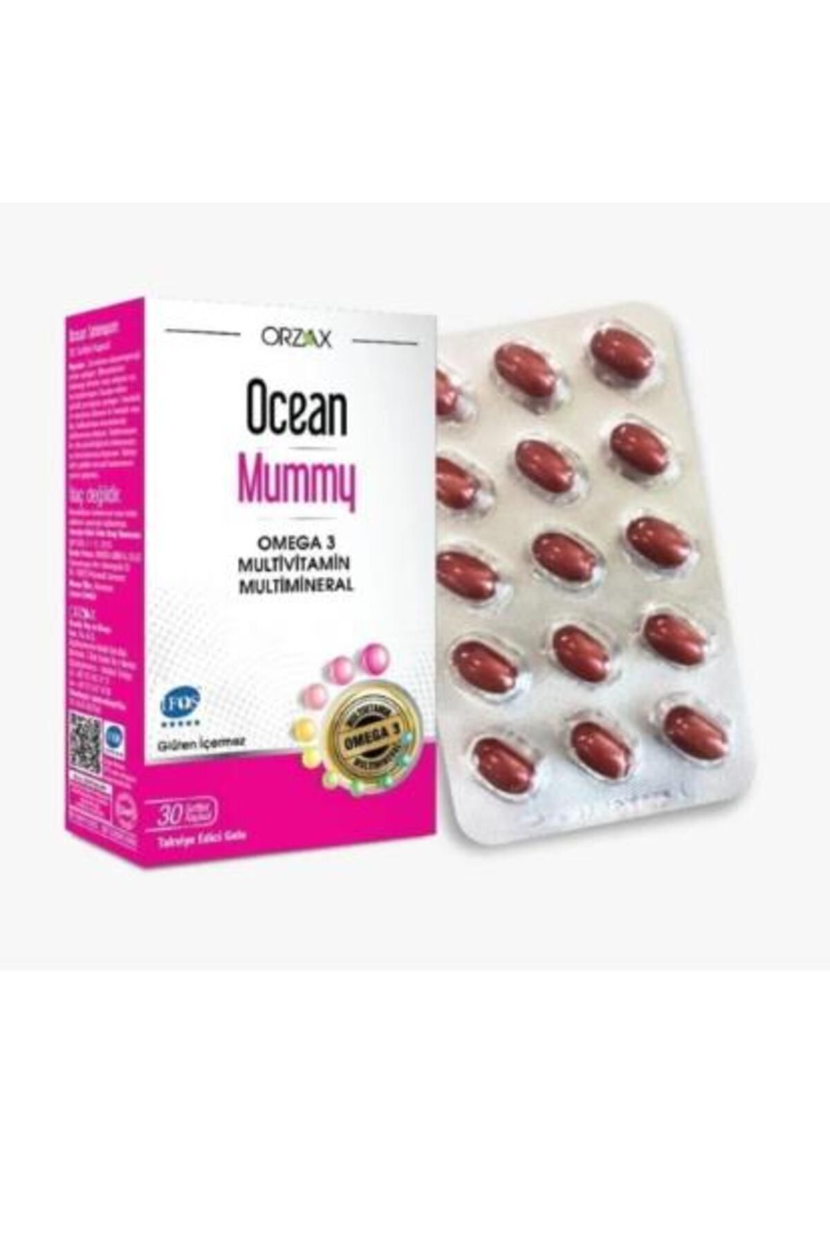 Orzax Ocean Mummy Multivitamin Omega 3 Multimineral Folik Asit Balık ...