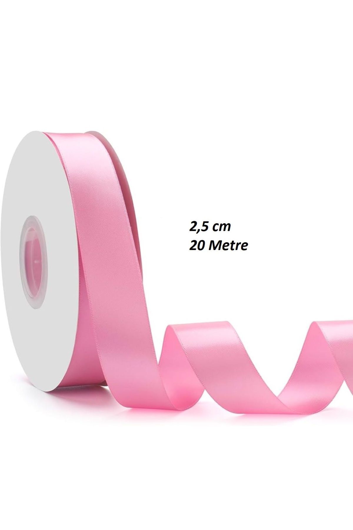 serap çiçekçilik 20 Metre Pembe Saten Kurdele 2,5 Cm - Fiyatı, Yorumları