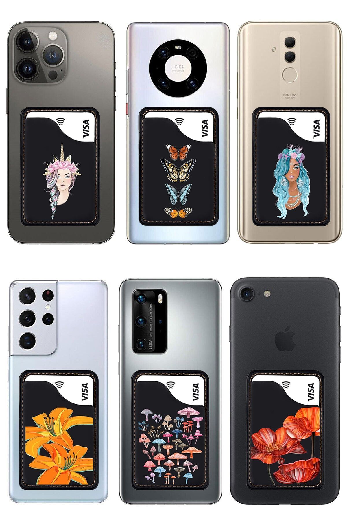 Phucase Reeder S19 Max S19 Max Pro Uyumlu Telefon Arkası Kartlık-flora ...