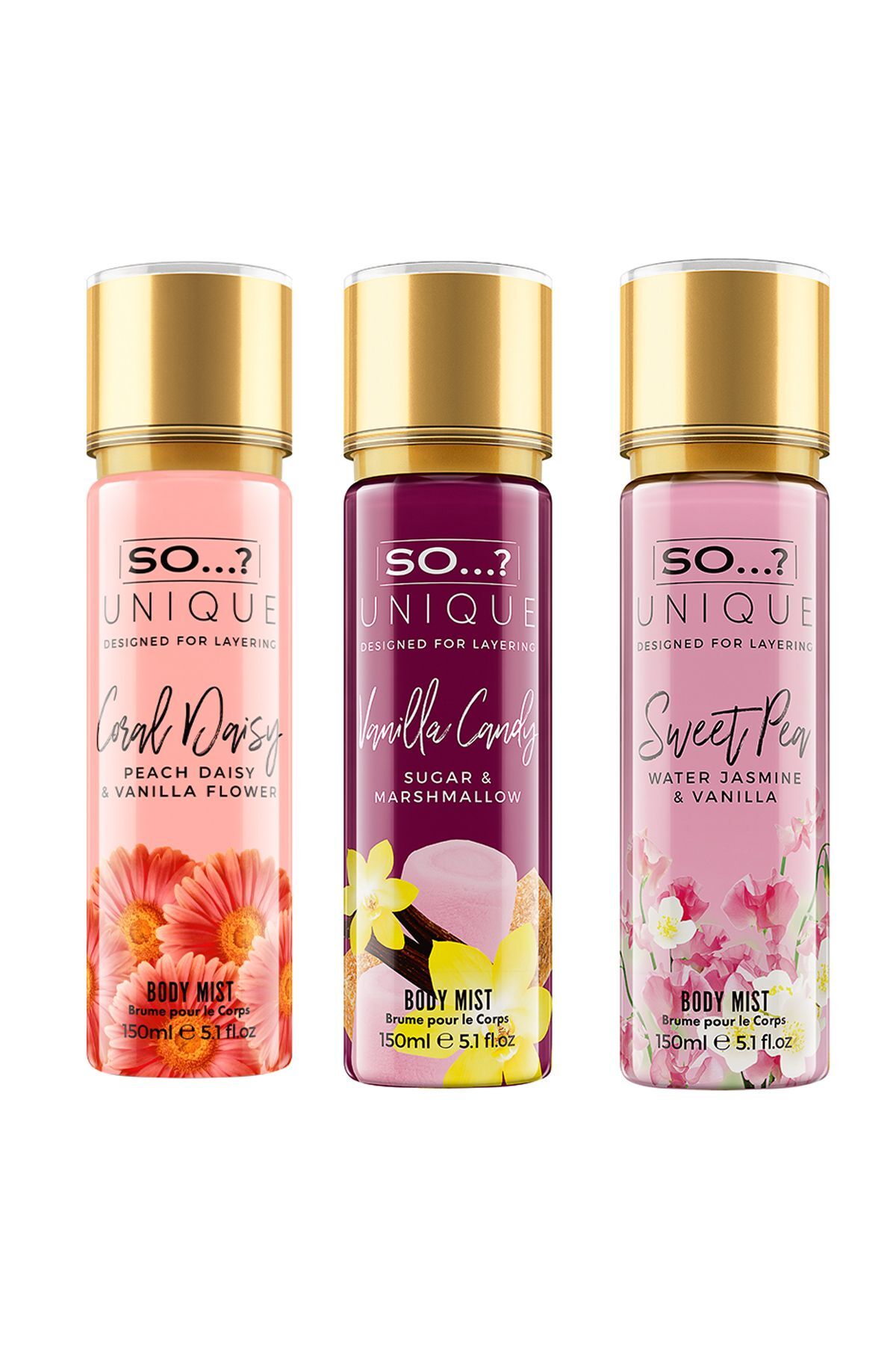 So Fragrance So…? Unique Coral Daisy, Vanilla Candy, Sweat Pea Vücut ...