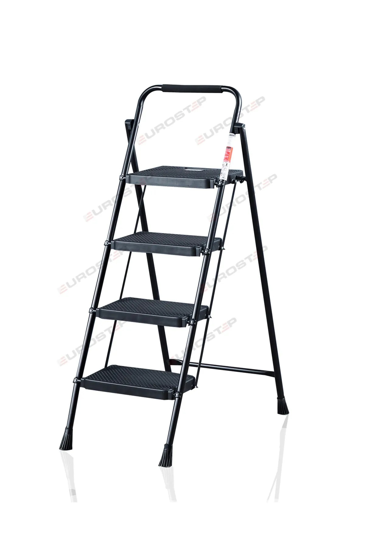 Eurostep 4 Basamak Siyah Merdiven Geniş Basamaklı Eurotower Fiyatı ...