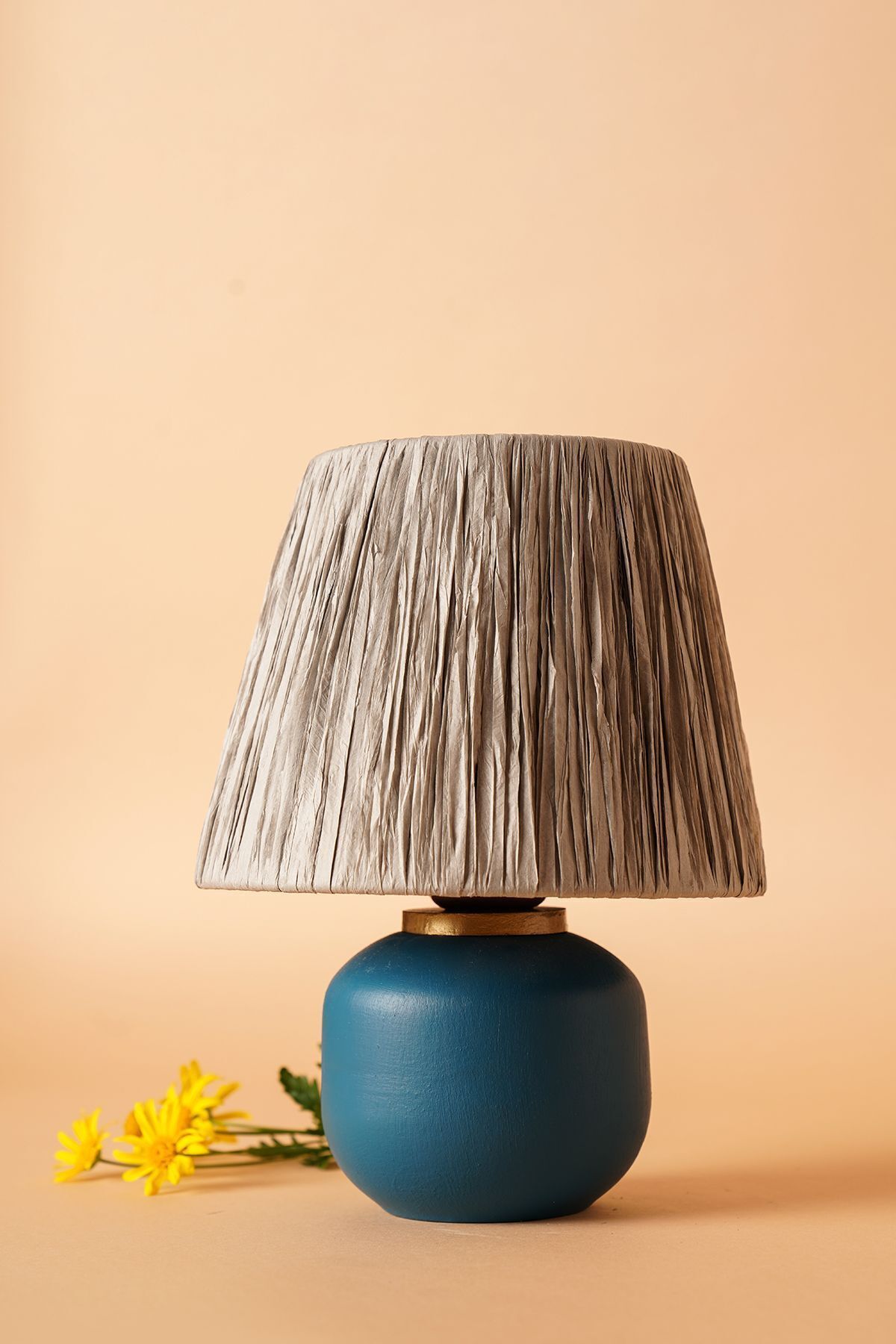 hmydesign Tournant Handmade Seramik Abajur Mavi-gri - Fiyatı, Yorumları