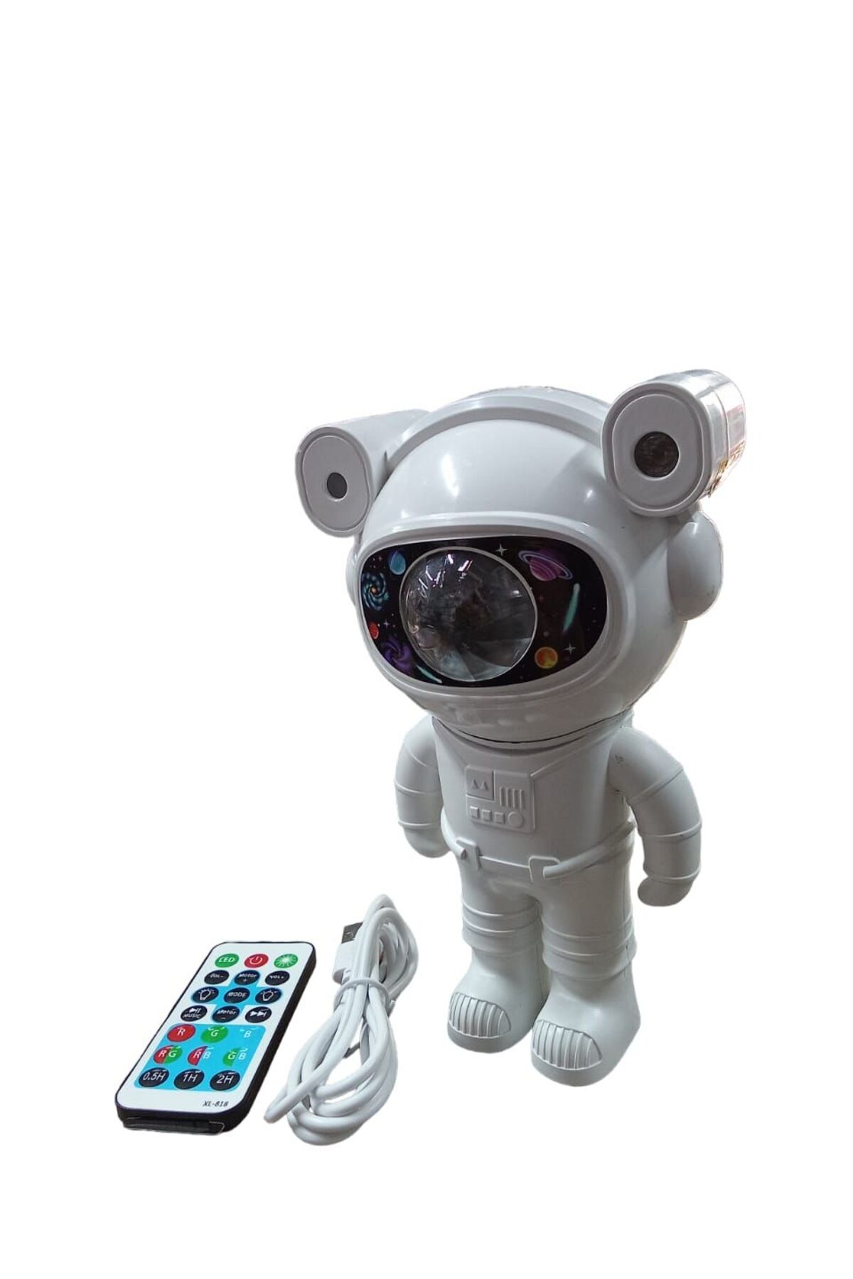GOLD AKSESUAR Astronaut Projector Light Robot Işıklı Projeksiyon ...