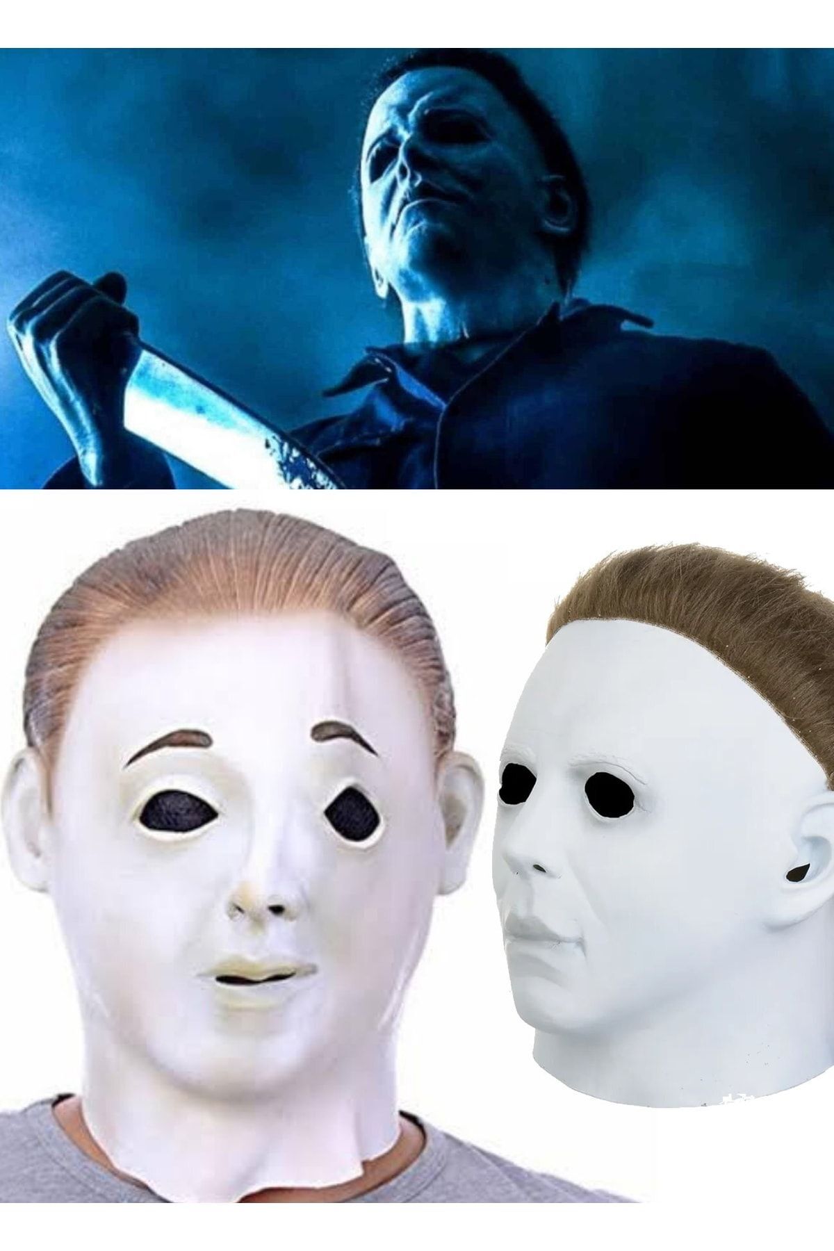 Utelips Korku Filmi Kostümleri Için Michael Myers Tam Surat Halloween ...