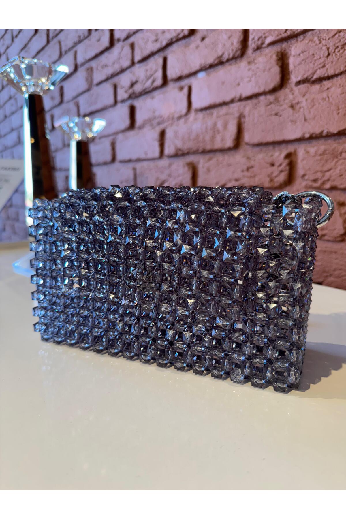 SHEYMA FÜME BONCUK OMUZ ASKILI HANDMADE ÇANTA Fiyatı, Yorumları - Trendyol