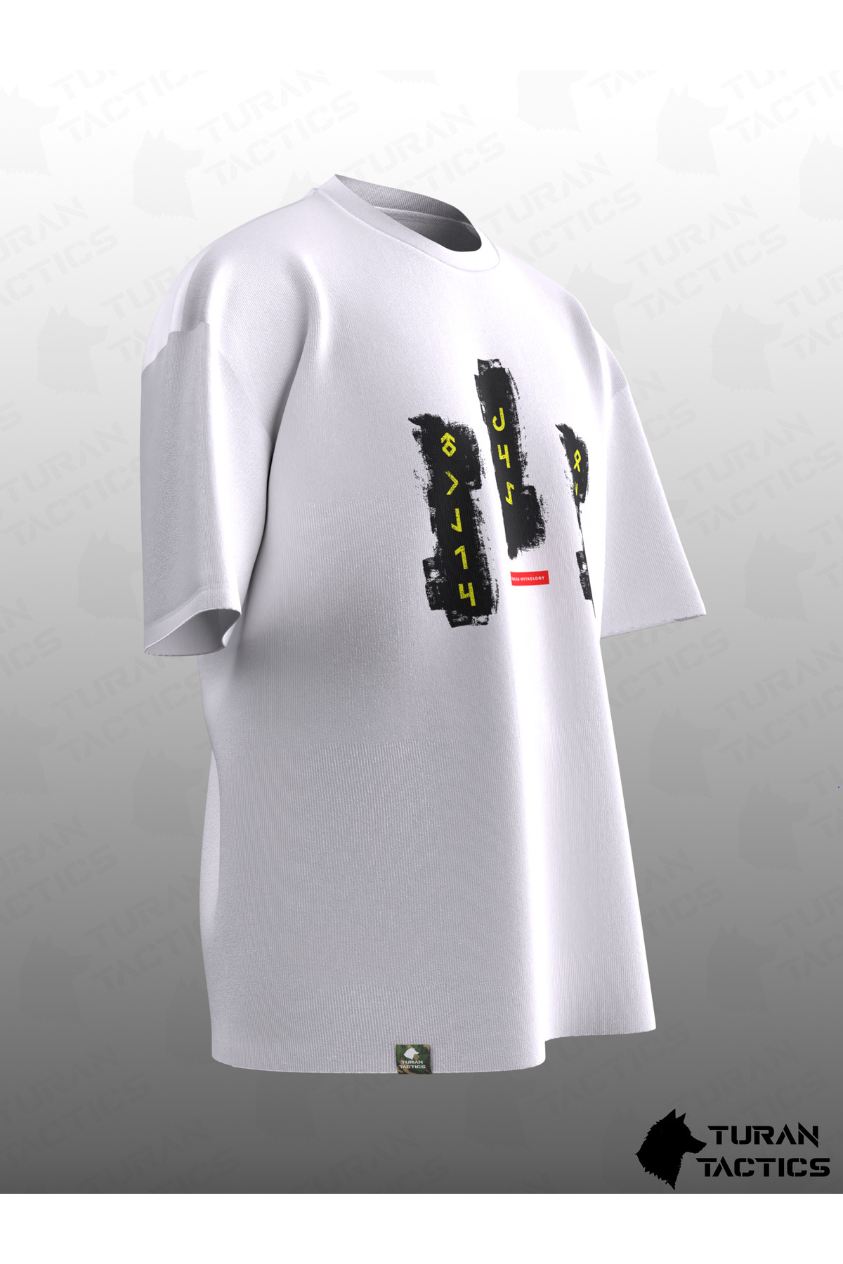 TURAN TACTICS TÜRK MİTOLOJİSİ (ABRA, BÜRKÜT, TULPAR) TASARIMLI OVERSIZE ...