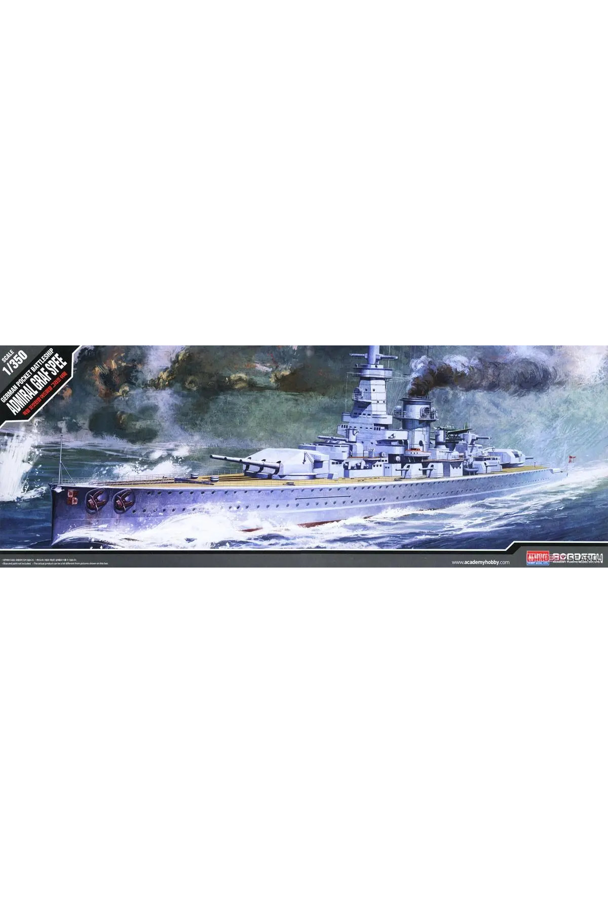 Academy 14103 1/350 Ölçek, Admiral Graf Spee Savaş Gemisi, Plastik ...