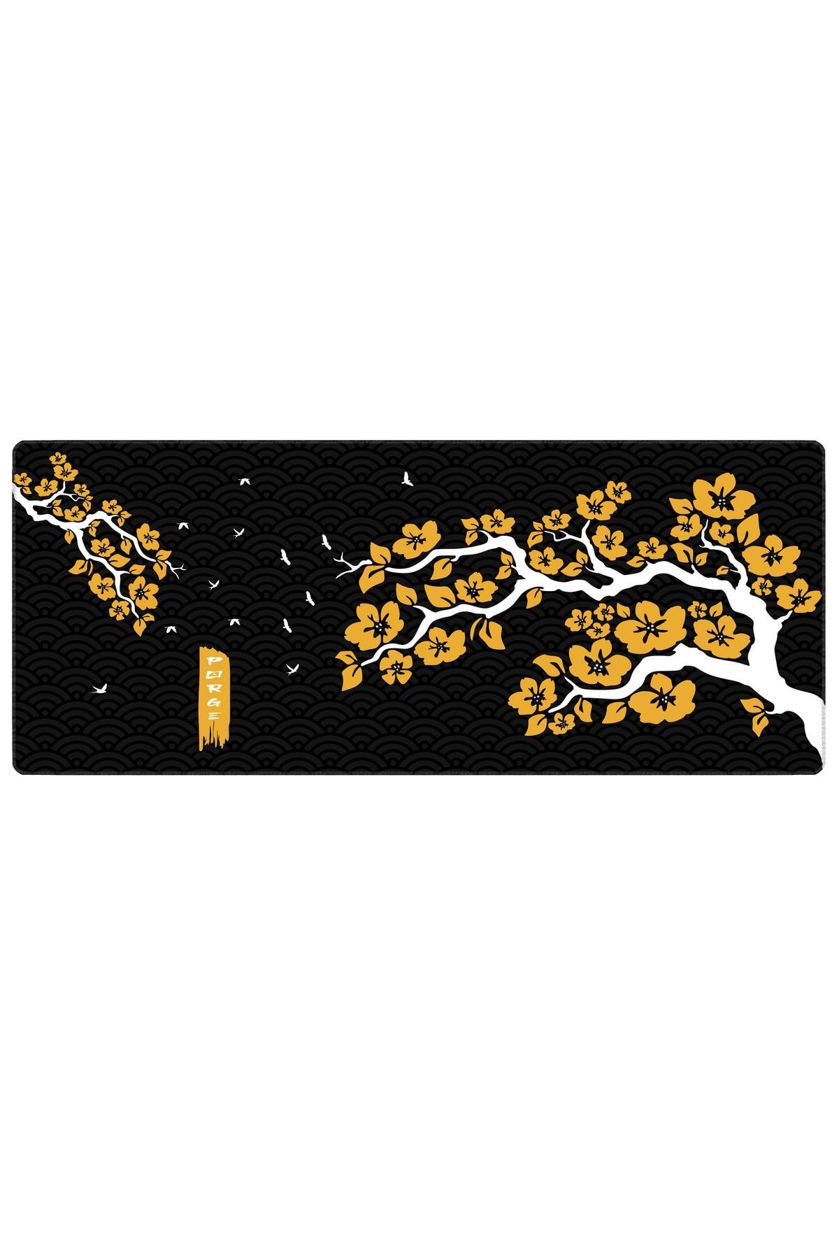 PORGE Sakura Gamer Mouse Pad 70x30 Xl Cherry Blossom Mouse Pad Ofis ...