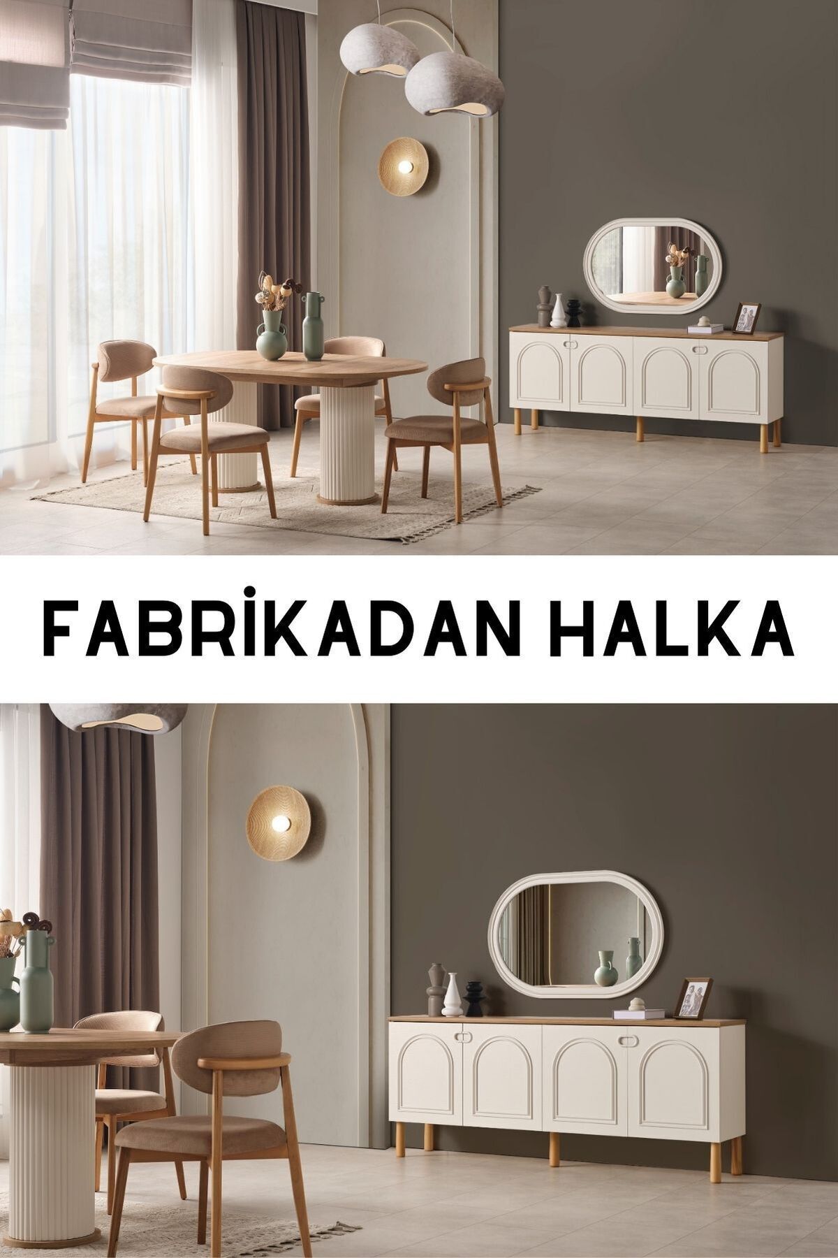 Neef Living Derin Bohem Yemek Odası Takımı, Salon Mobilyası - Fiyatı ...