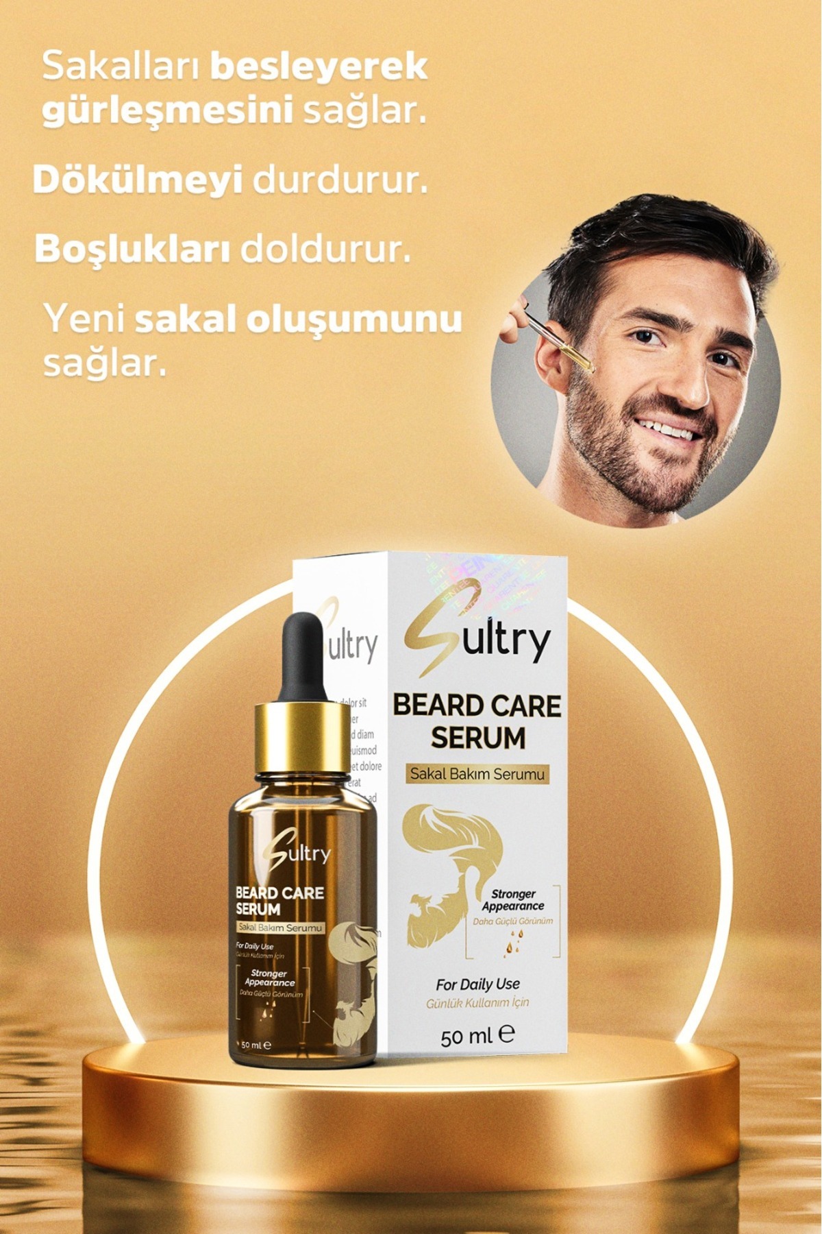 sultry Sakal Serumu, Dolgunlaştırıcı Canladırıcı Sakal Bakım Serumu ...