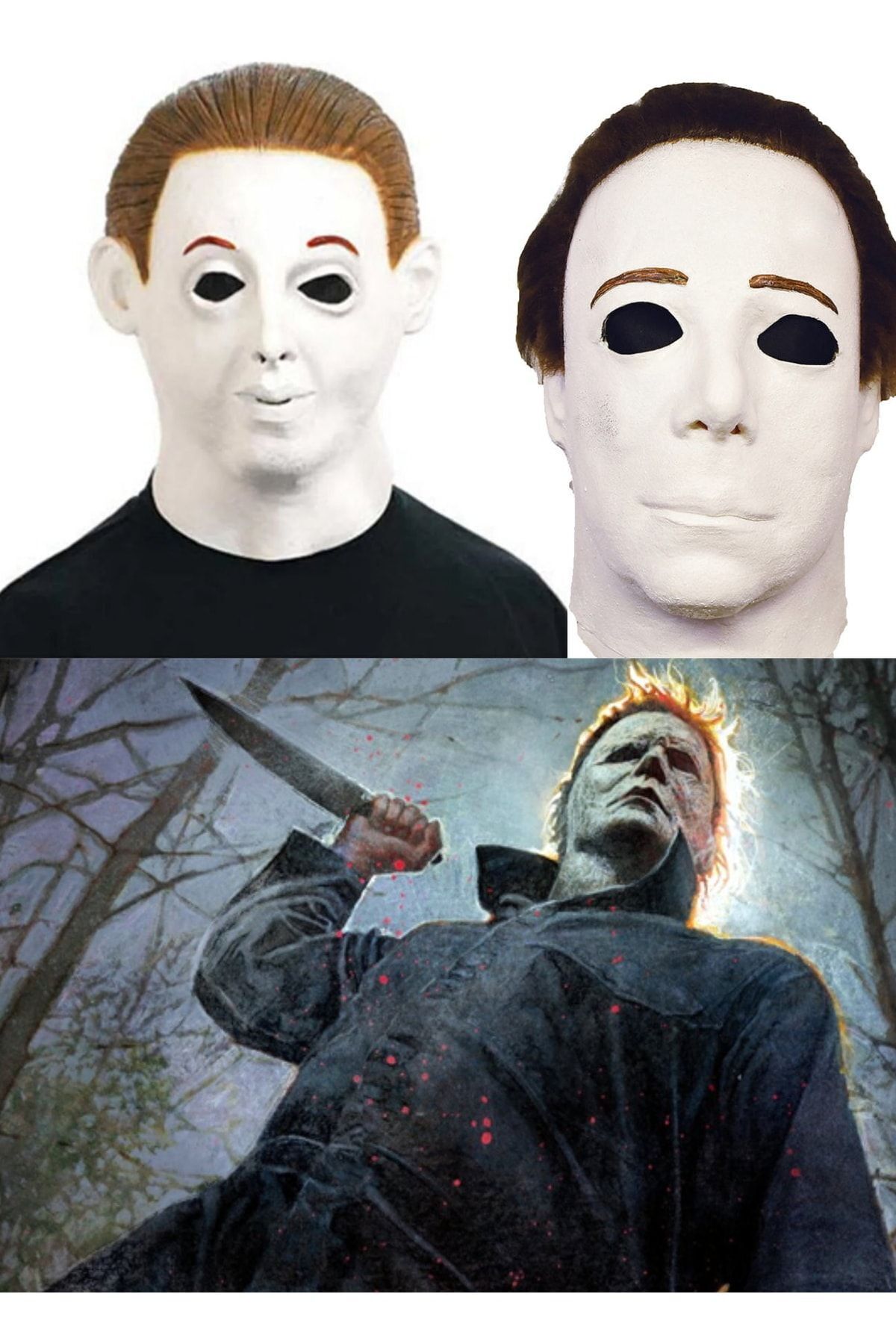 Utelips Korku Filmi Kostümleri Için Michael Myers Tam Surat Halloween ...