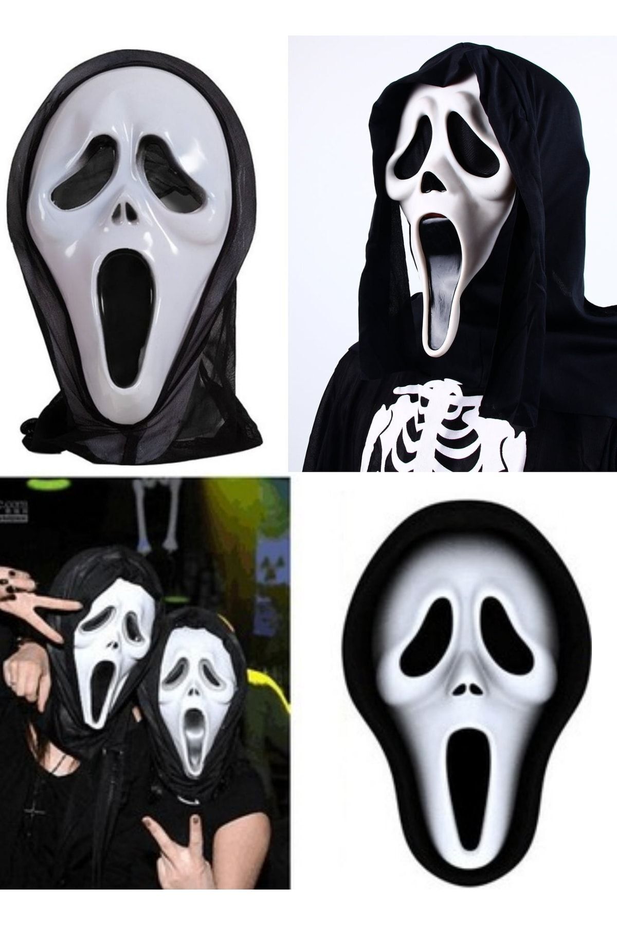 Utelips Çığlık Maskesi Karnaval Maskelerinin Hayalet Yüz Çığlık Maskesi ...