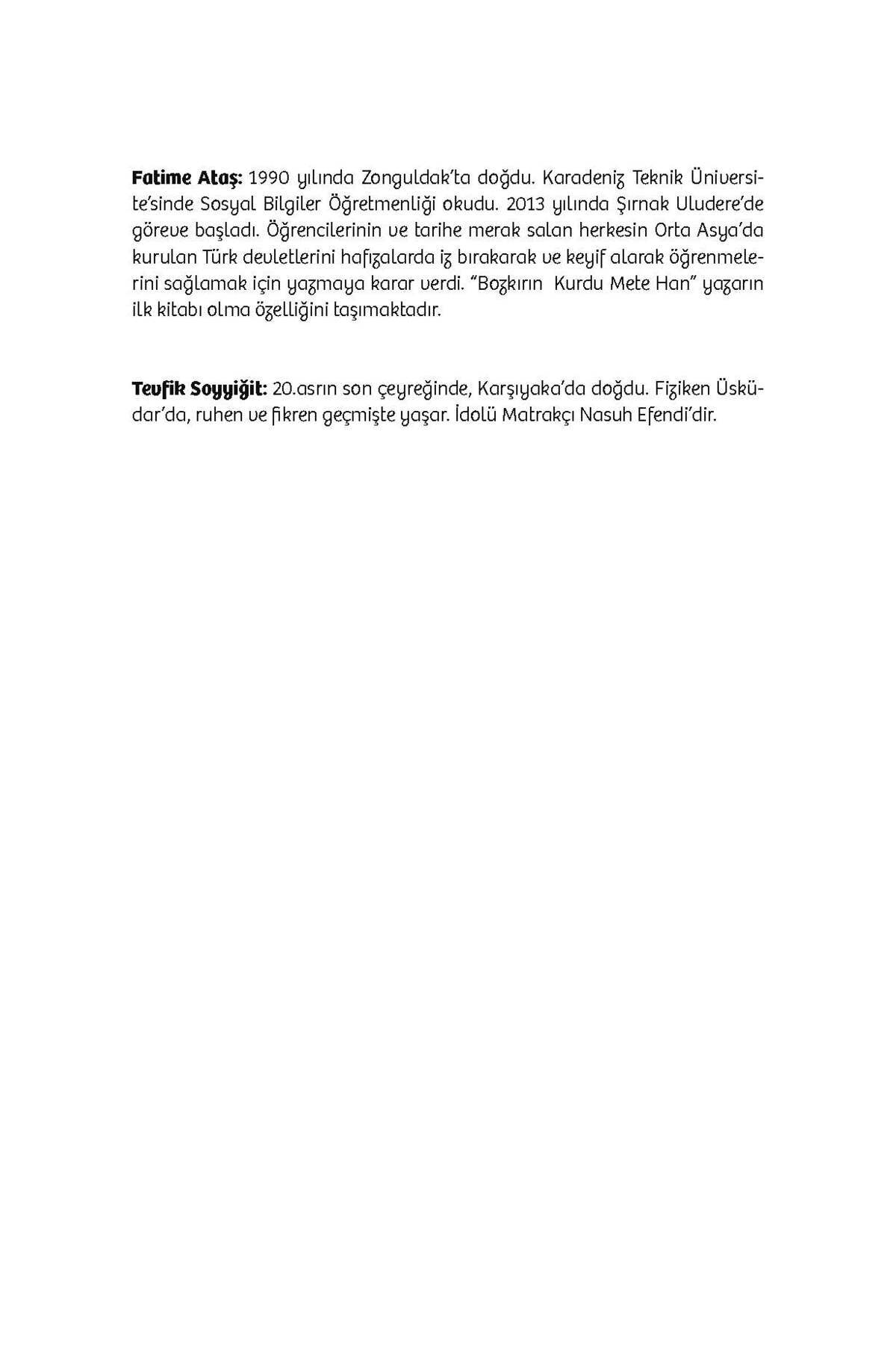 Ötüken Neşriyat Bozkırın Kurdu Mete Han / Fatime Ataş - Fiyatı, Yorumları