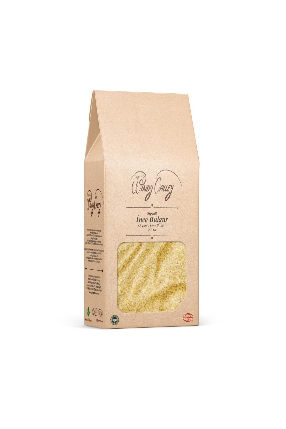 Organic Windy Valley Organik Köftelik Ince Bulgur Ecocert Sertifikalı ...