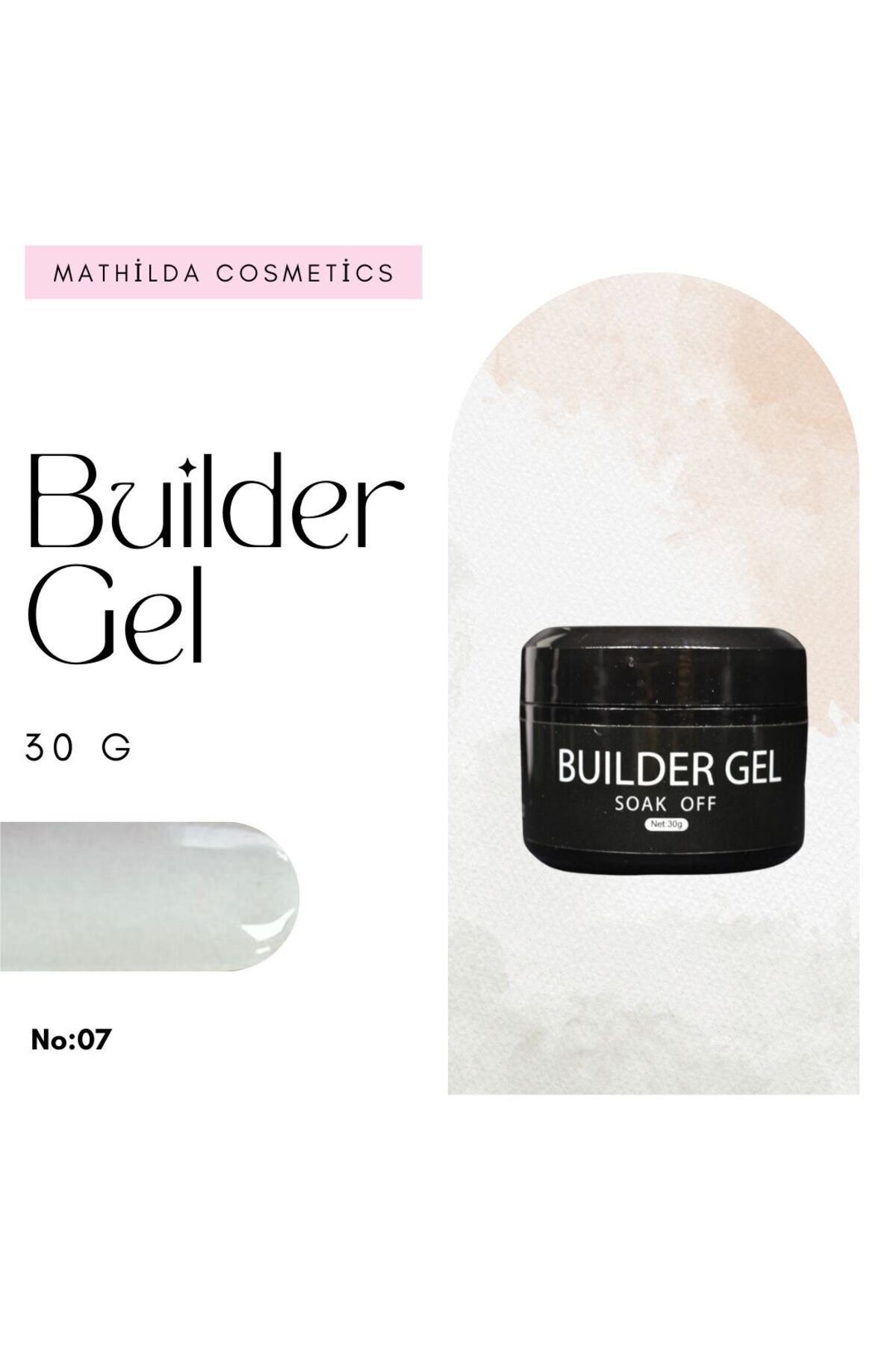 MATHİLDA PAR ERU Builder Gel (Protez Tırnak Jeli) 30G - Profesyoneller ...