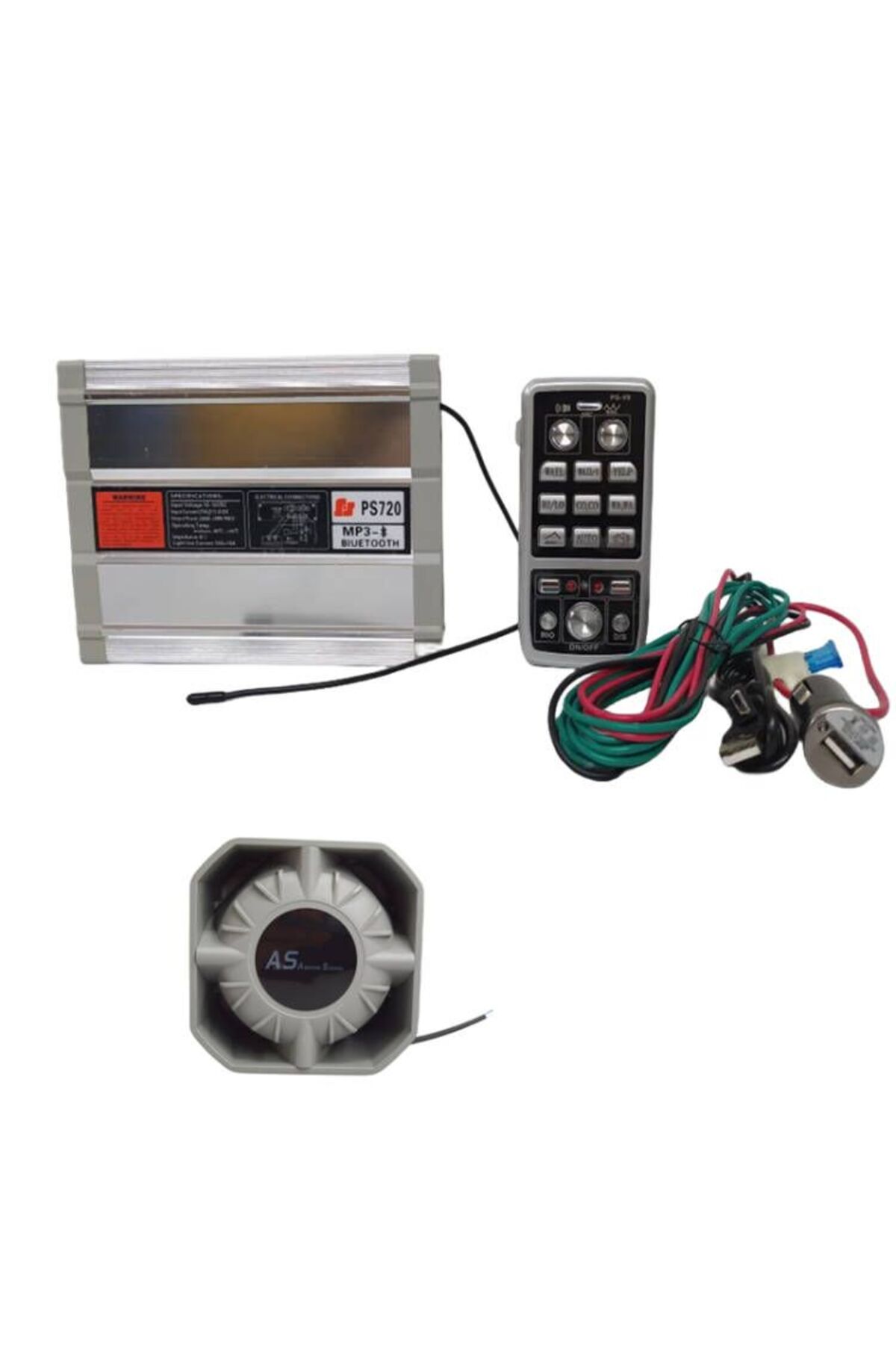 Genel Markalar Space Oto Siren 300w 12v Bluetooth / Premium Sssr52 ...