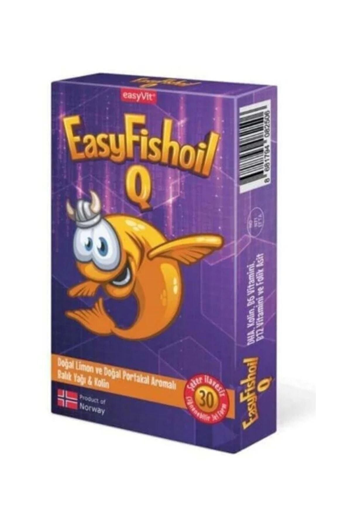 EASYVİT Easyfishoil Q Omega 3 Çiğnenebilir 30 Jel Tablet - Fiyatı ...