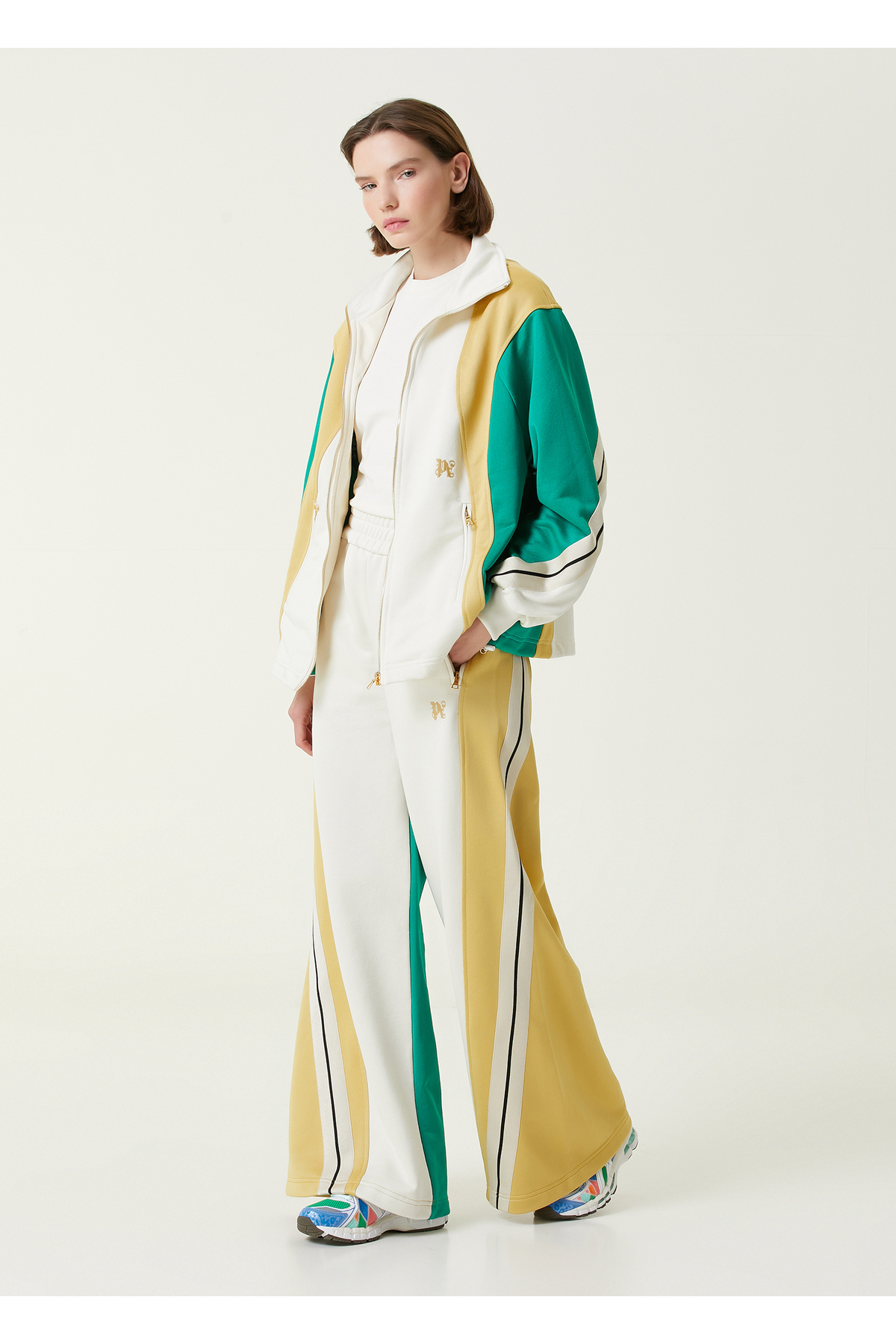 Palm Angels Colorblocked Wide Leg Eşofman Altı Beden: M Fiyatı ...