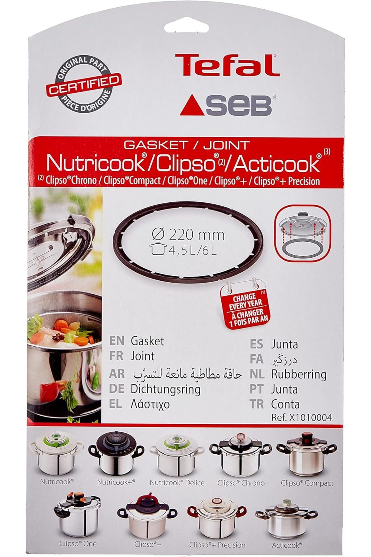 TEFAL Nutricook/Clipso+/Clipso/Acticook Düdüklü Tencere Lastik ...