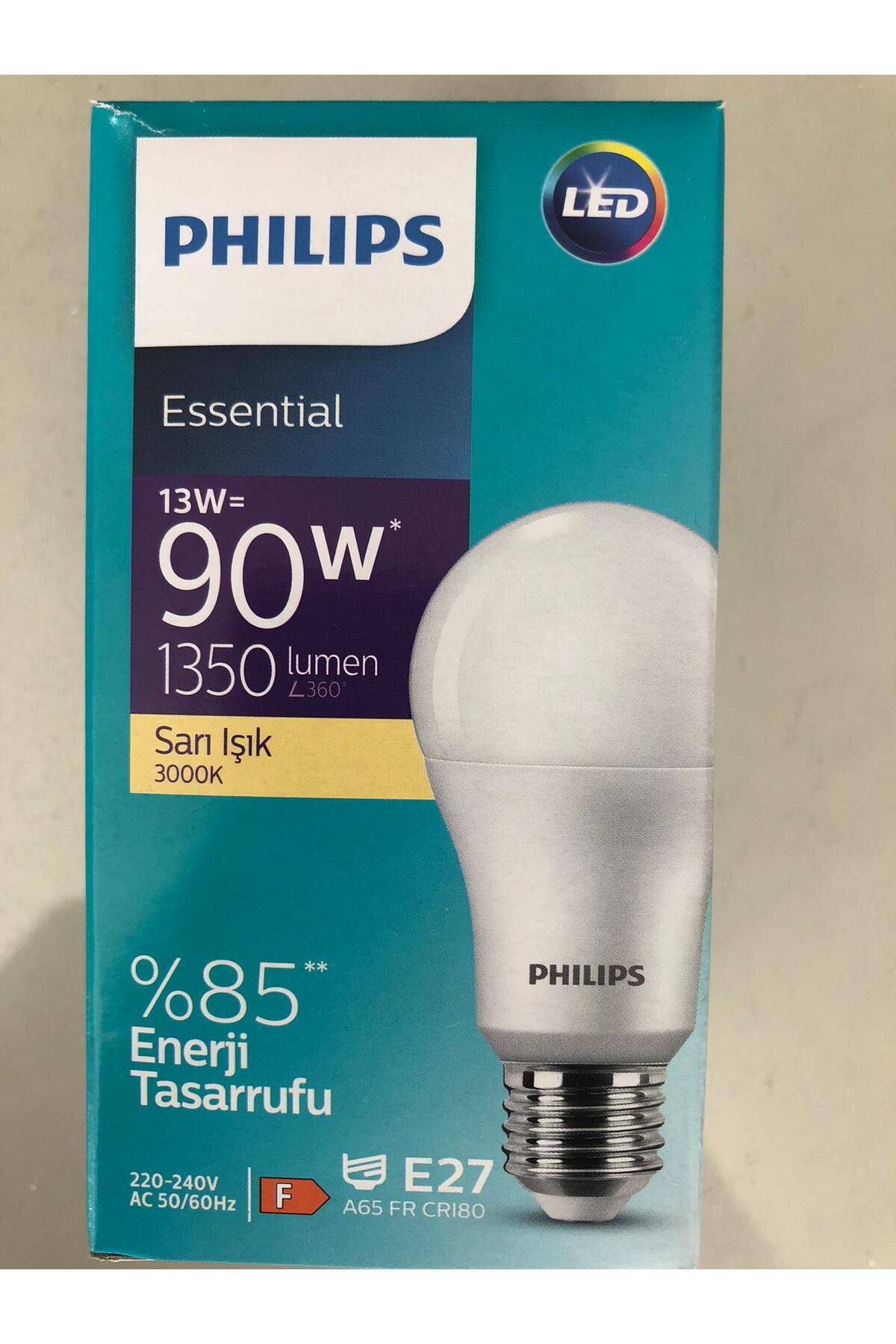 Philips 13W=90W 1350 LÜMEN LED LAMBA 3000 KELVİN SARI - Fiyatı, Yorumları