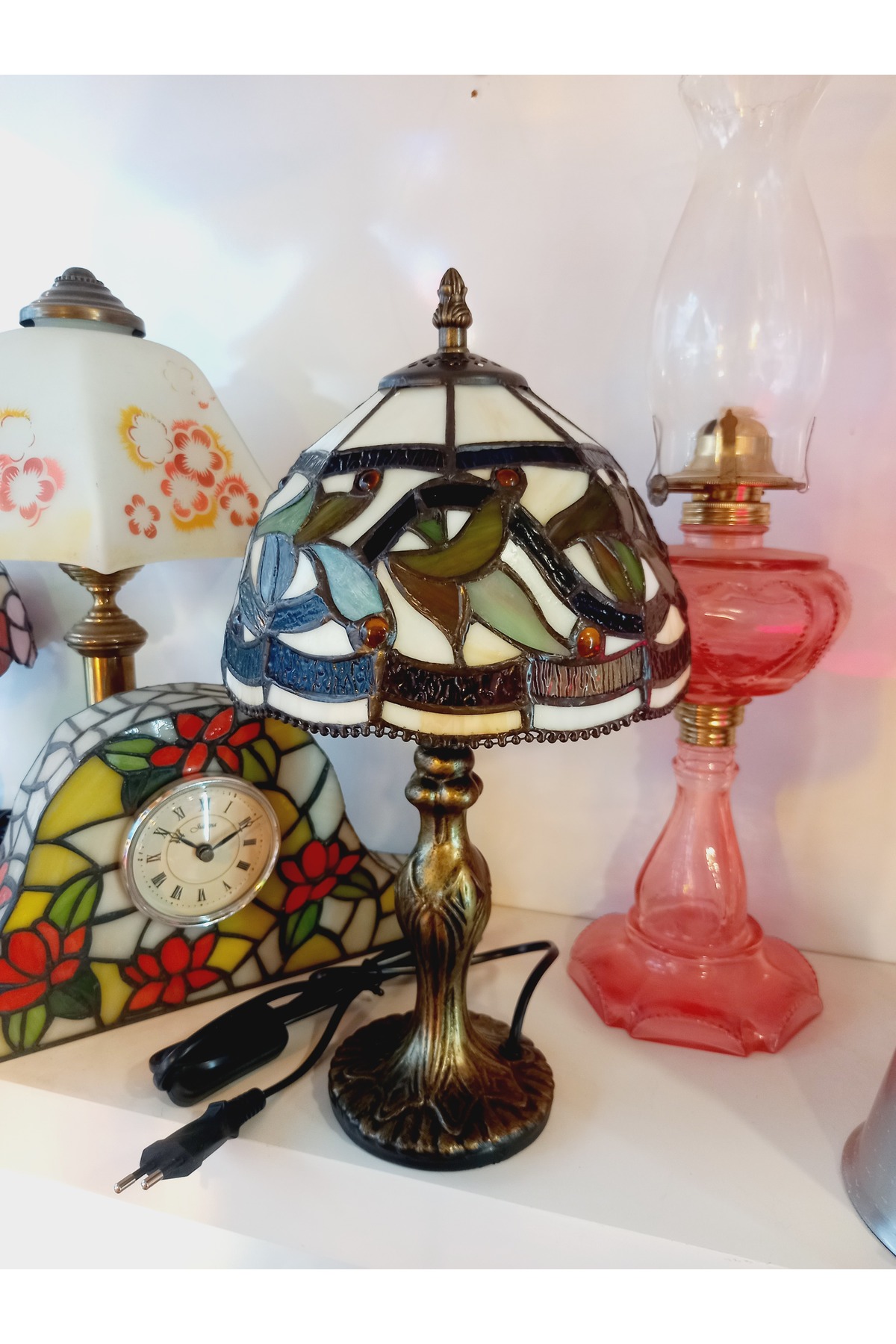 SUPERSTOK Tiffany style Vitray Abajur Masa Lambası Fiyatı, Yorumları ...