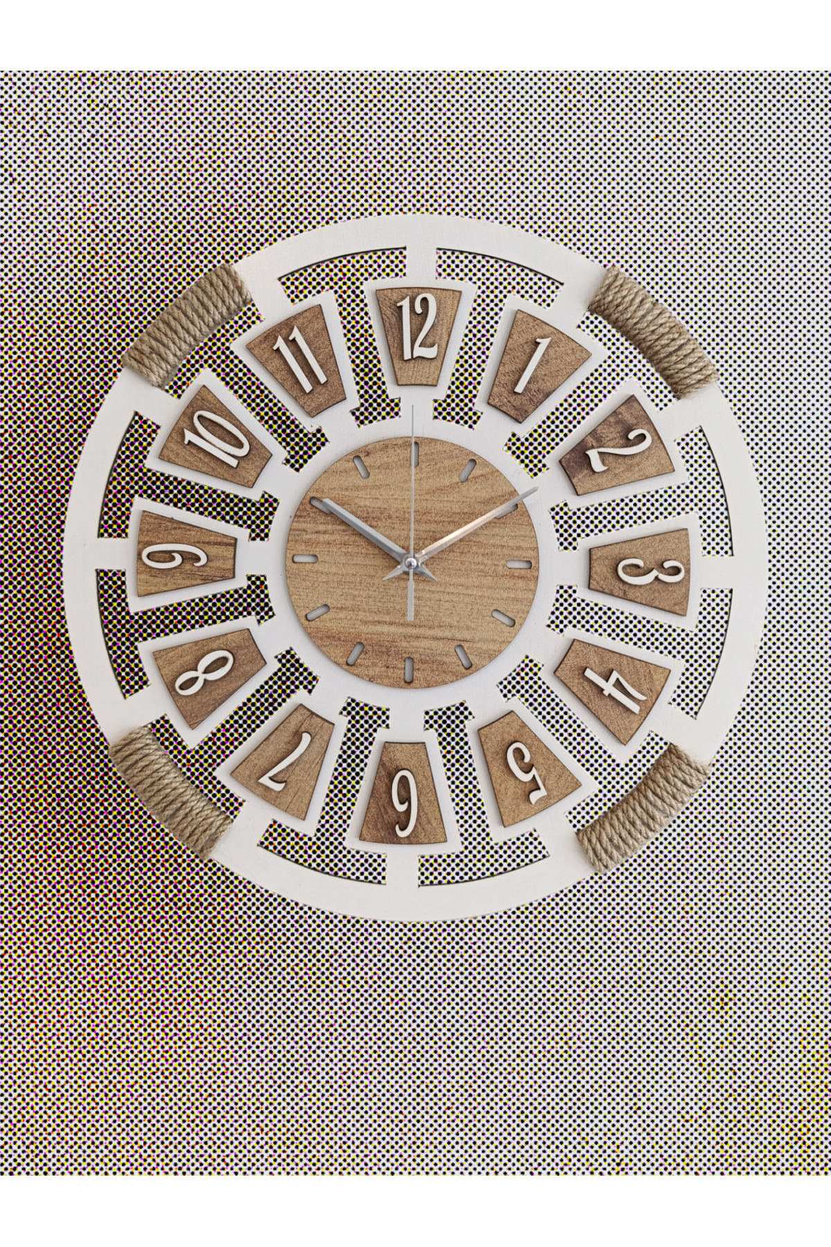 ERGEÇ TASARIM İSKANDİNAV TARZI DEKORATİF AHŞAP DUVAR SAATİFiyatı ...