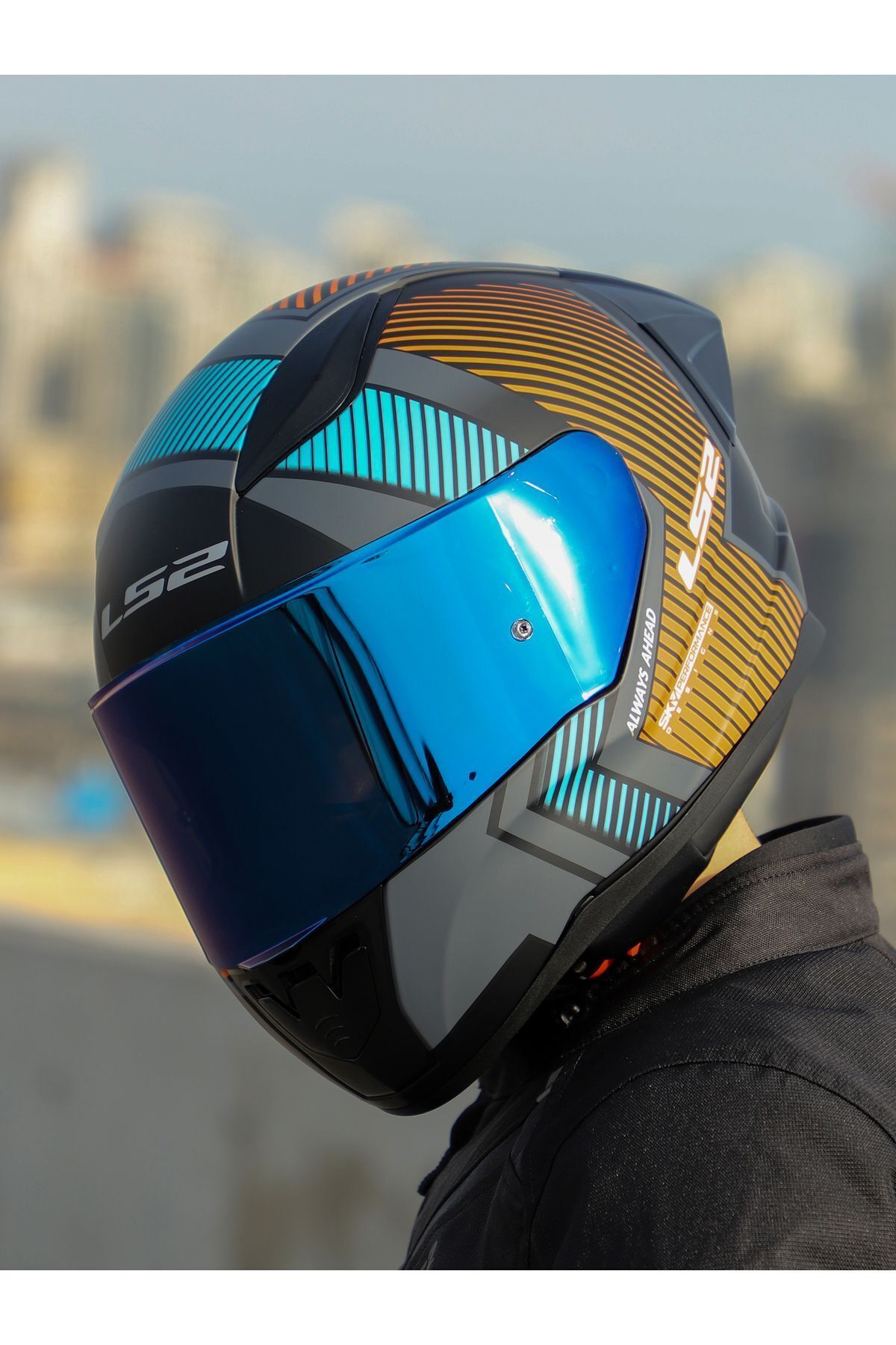 LS2 RAPID 2 RACE EXTRA MAT GRİ-NEON TURUNCU KASK - Fiyatı, Yorumları