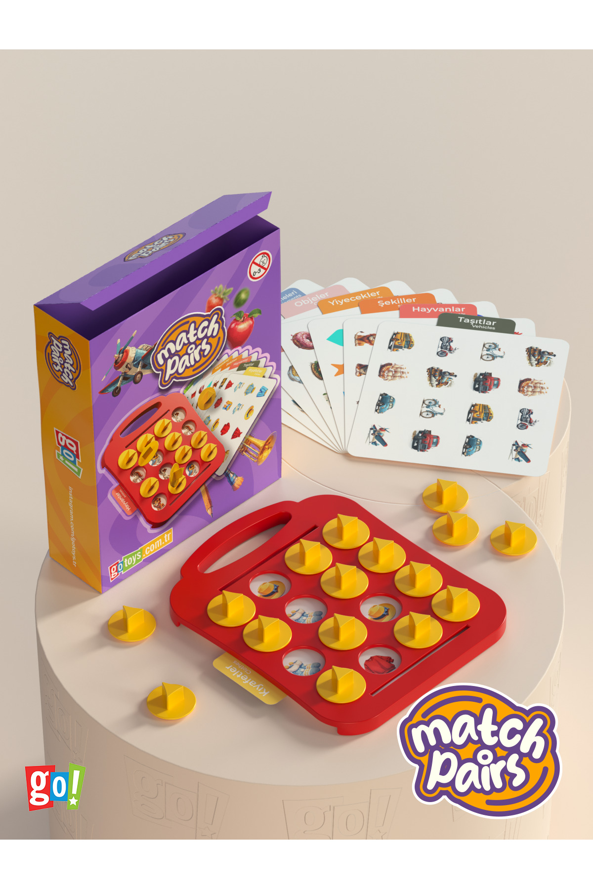 Go Toys Match Pairs Hafıza Eşleştirme Oyunu Eğitici Oyuncak Fiyatı ...