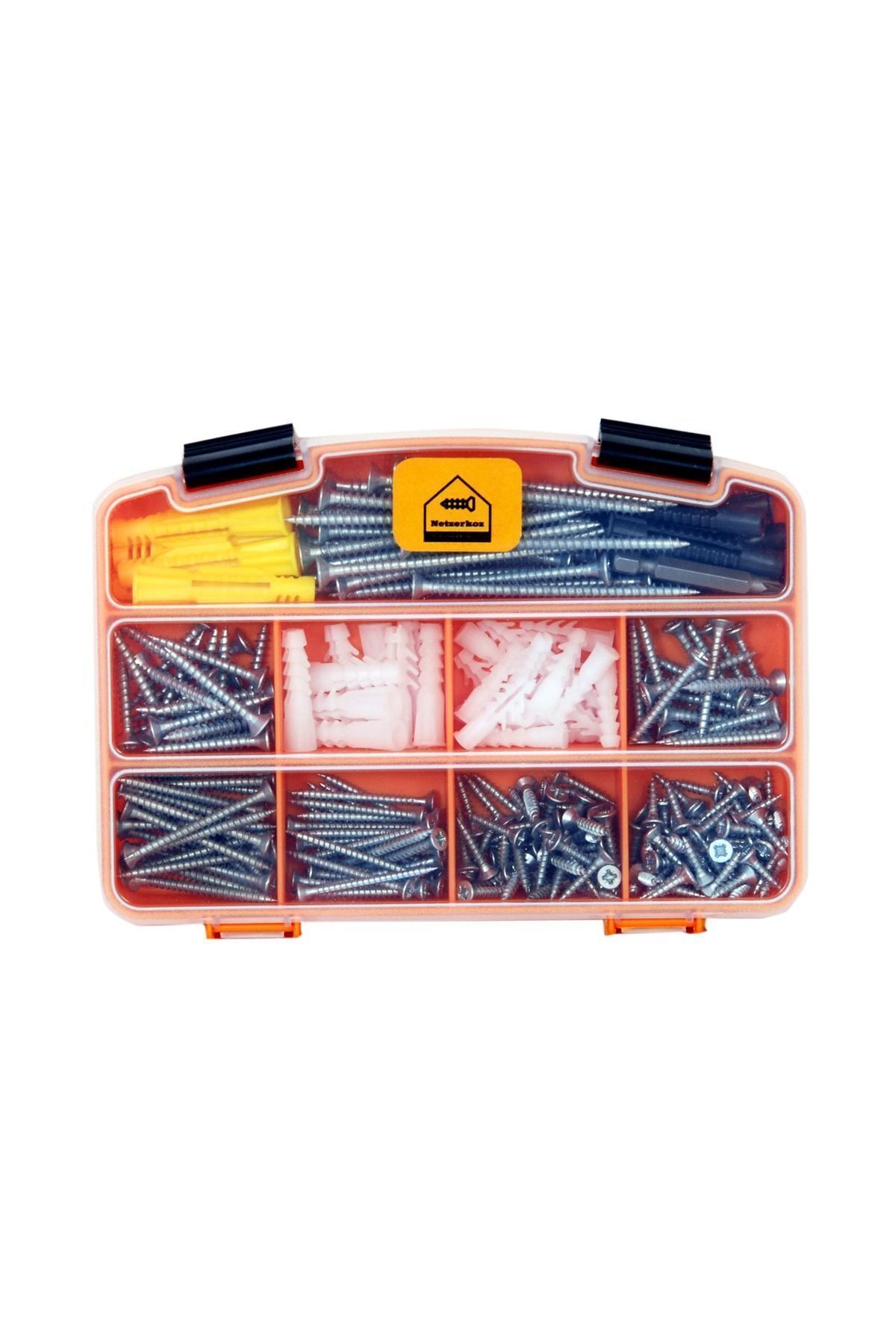 Netzerkoz 300 Parça Sunta Vidası Seti, 240 Adet 7 Çeşit Vida, 45 Adet 4 ...