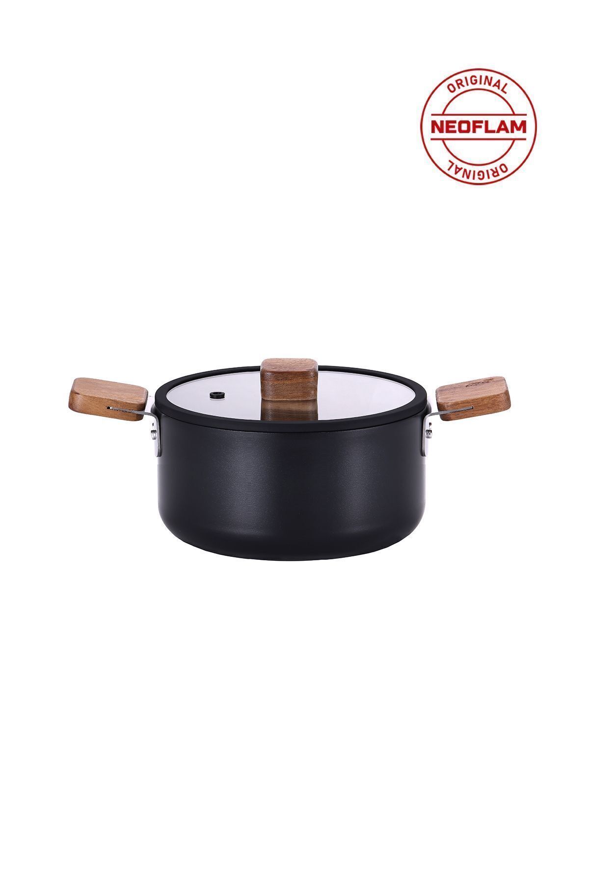 NEOFLAM Bien Indüksiyonlu 20 Cm Xtrema Seramik Kaplı Tencere Akasya Ağacı Sap Ve Kulplu Fiyatı ...
