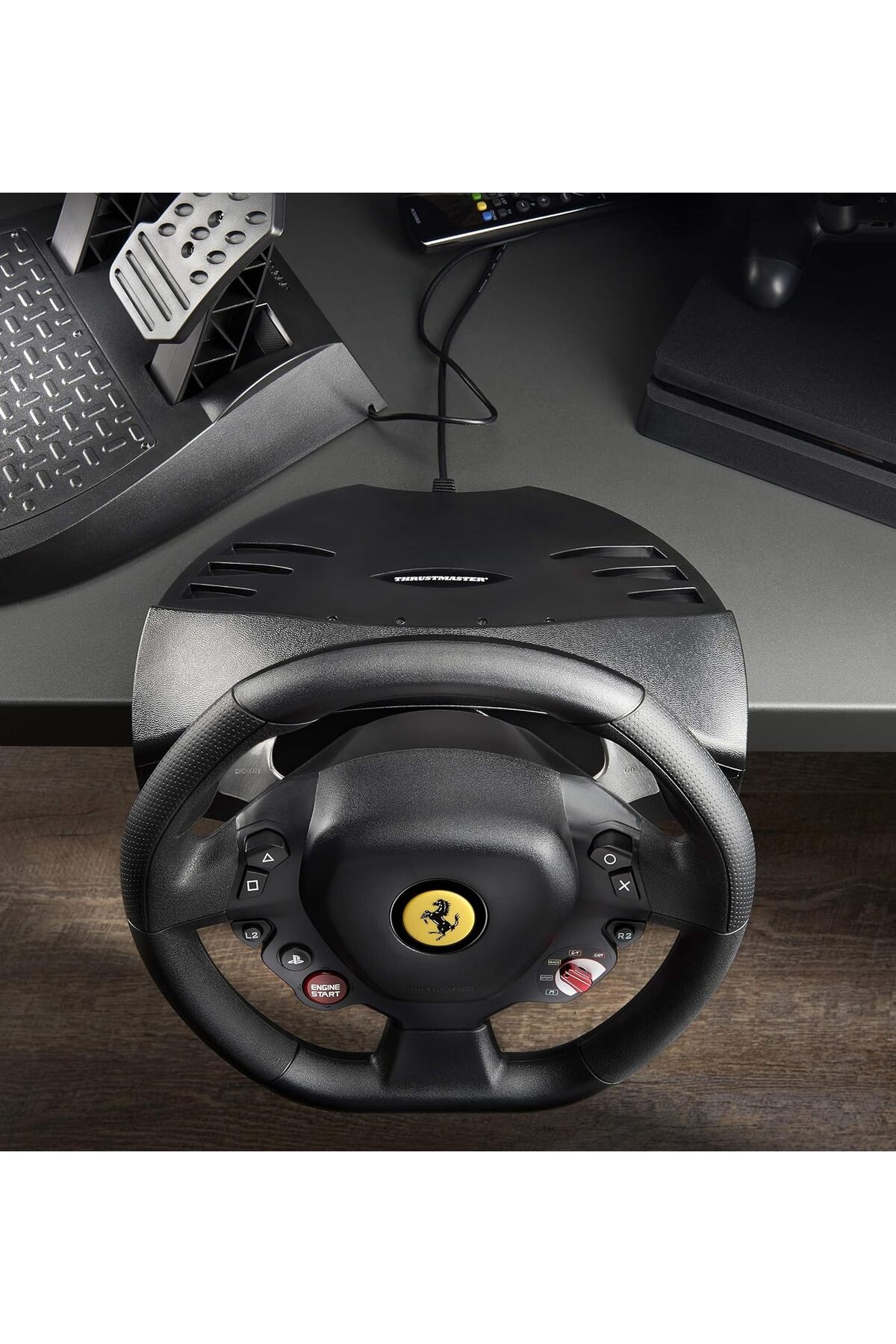Thrustmaster T80 RW Ferrari 488 GTB Steering Wheel - Realistic Driving ...