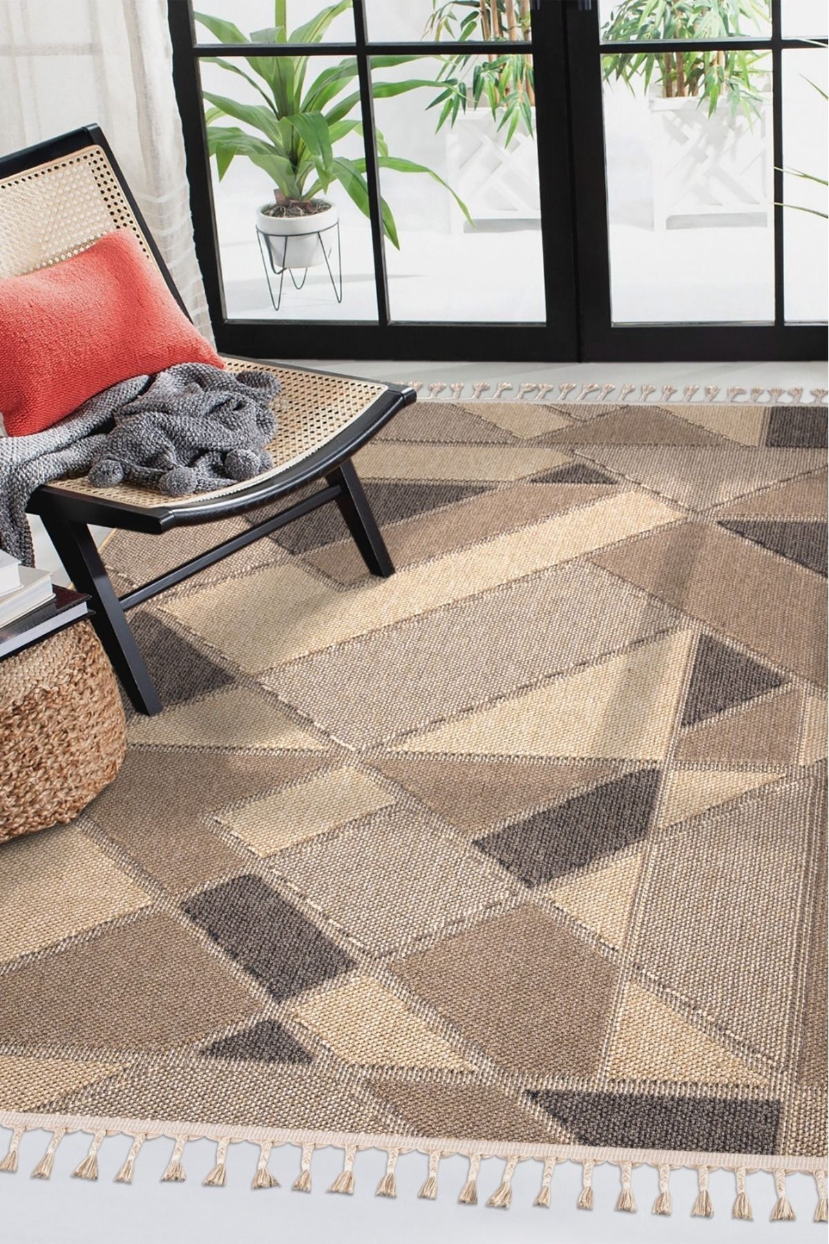 ANDROMEDA HALI Seroni , Modern Dokuma Soft Tuşeli Sisal Loop Masaj ...