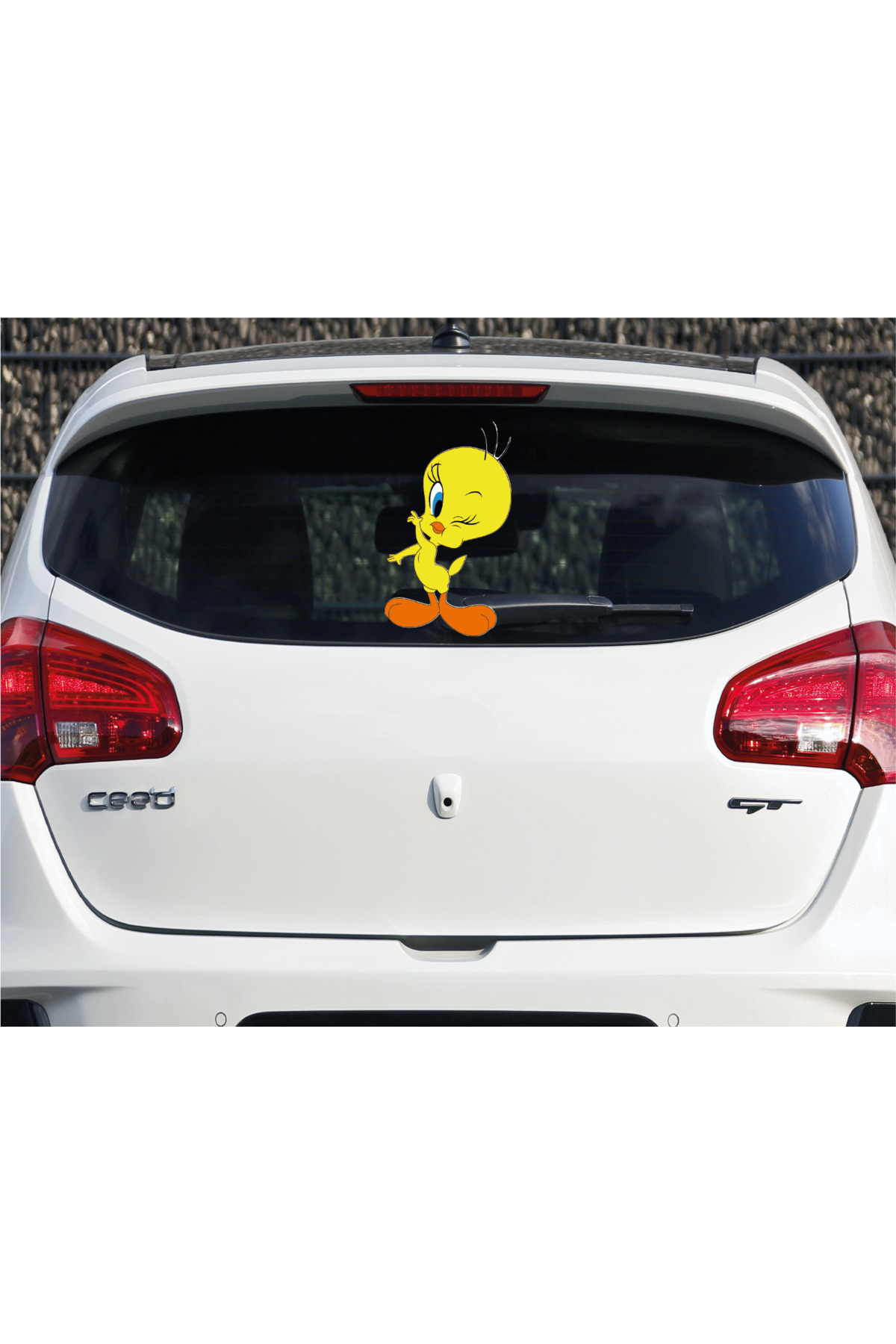Ayza Tasarım Tweety Oto Sticker Araba Sticker Oto Cam Araba Dikiz Ayna ...