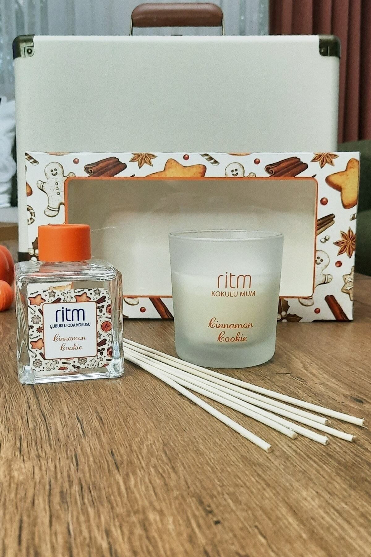 Ritm Bambu Çubuklu Oda Kokusu 100 Ml + Mum 90 Gr Cinnamon Cookie Fiyatı ...