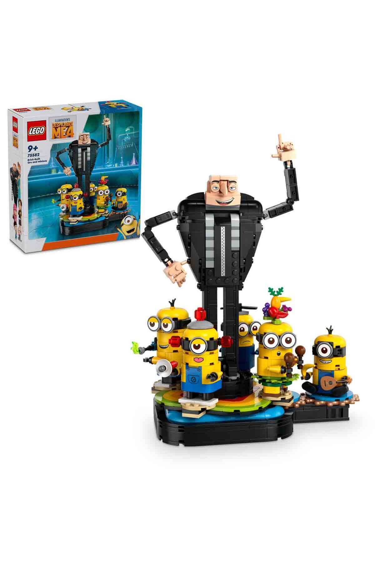 LEGO Despicable Me 4 Yapım Parçalarından Gru ve Minyonlar 75582 -9 Yaş ...