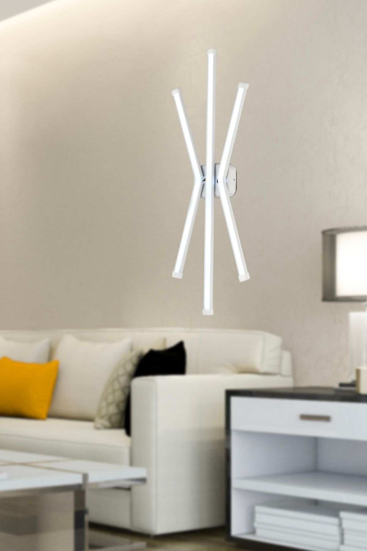 Apliqa Estela Beyaz 25 Watt Modern Tasarım Banyo Koridor Ledli Salon ...